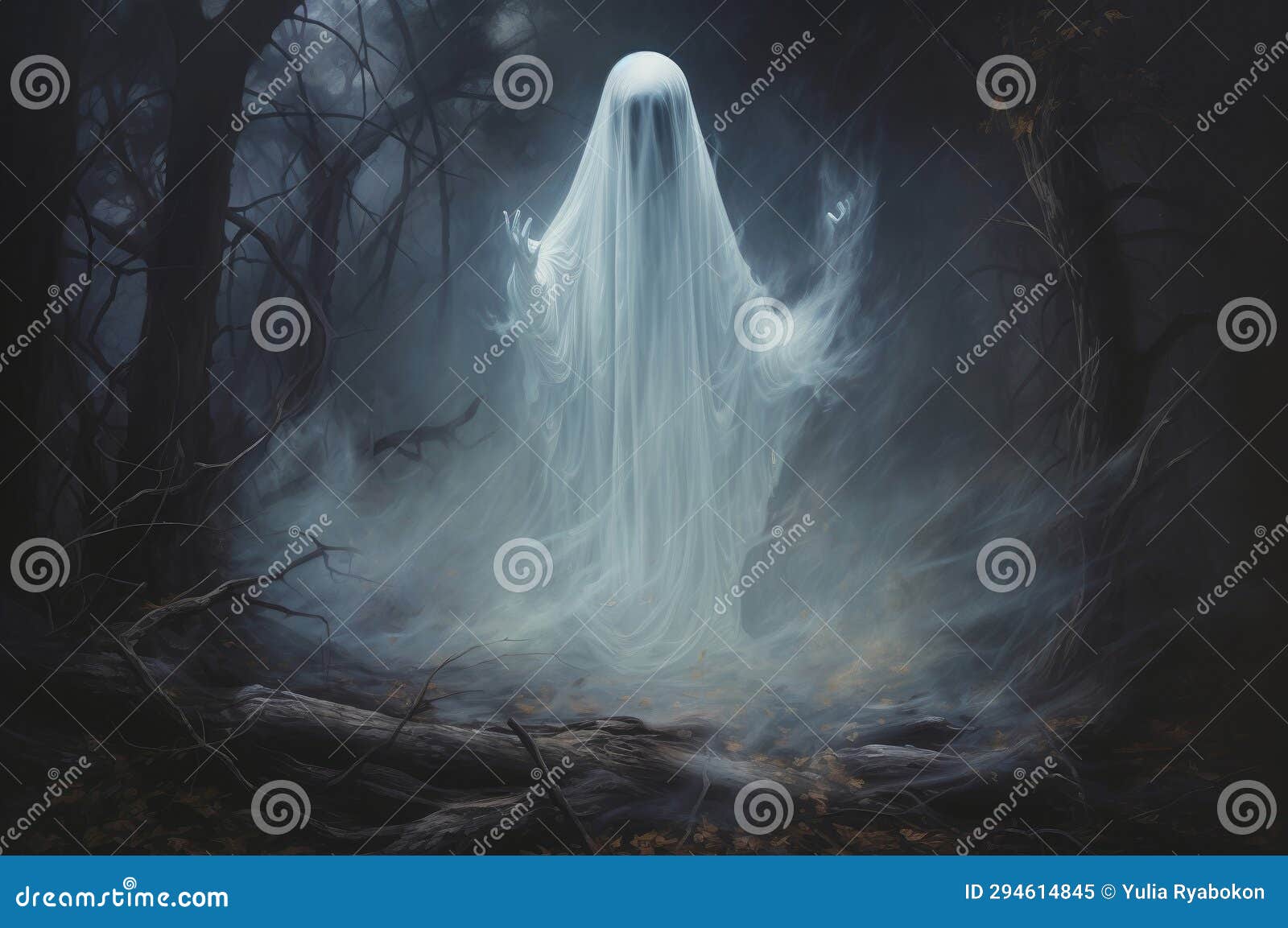 Spectral Ghost. Generate Ai Stock Image - Image of demon, fear: 294614845