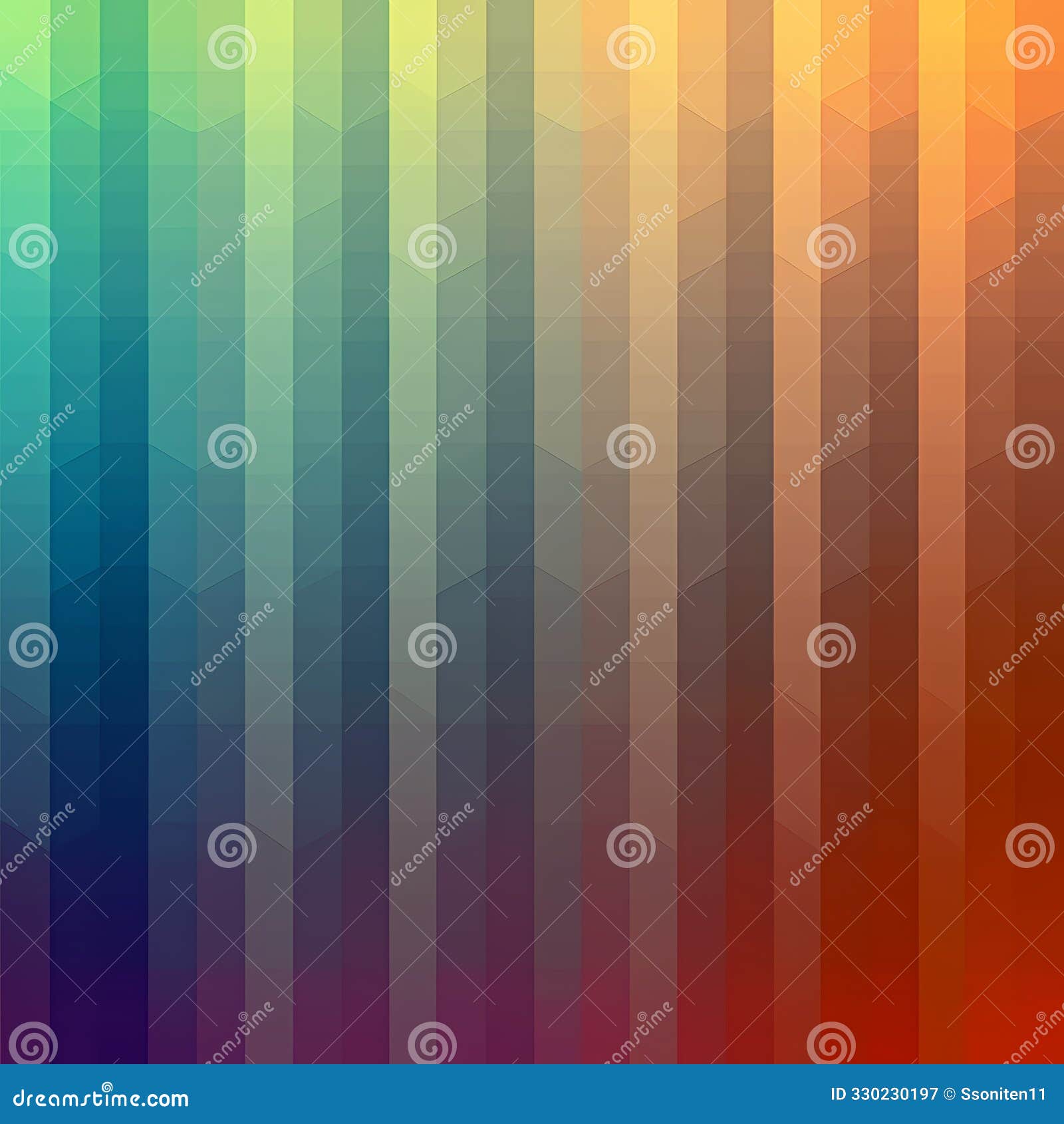 Spectral Ribbons: Rainbow Data Streams Stock Illustration ...