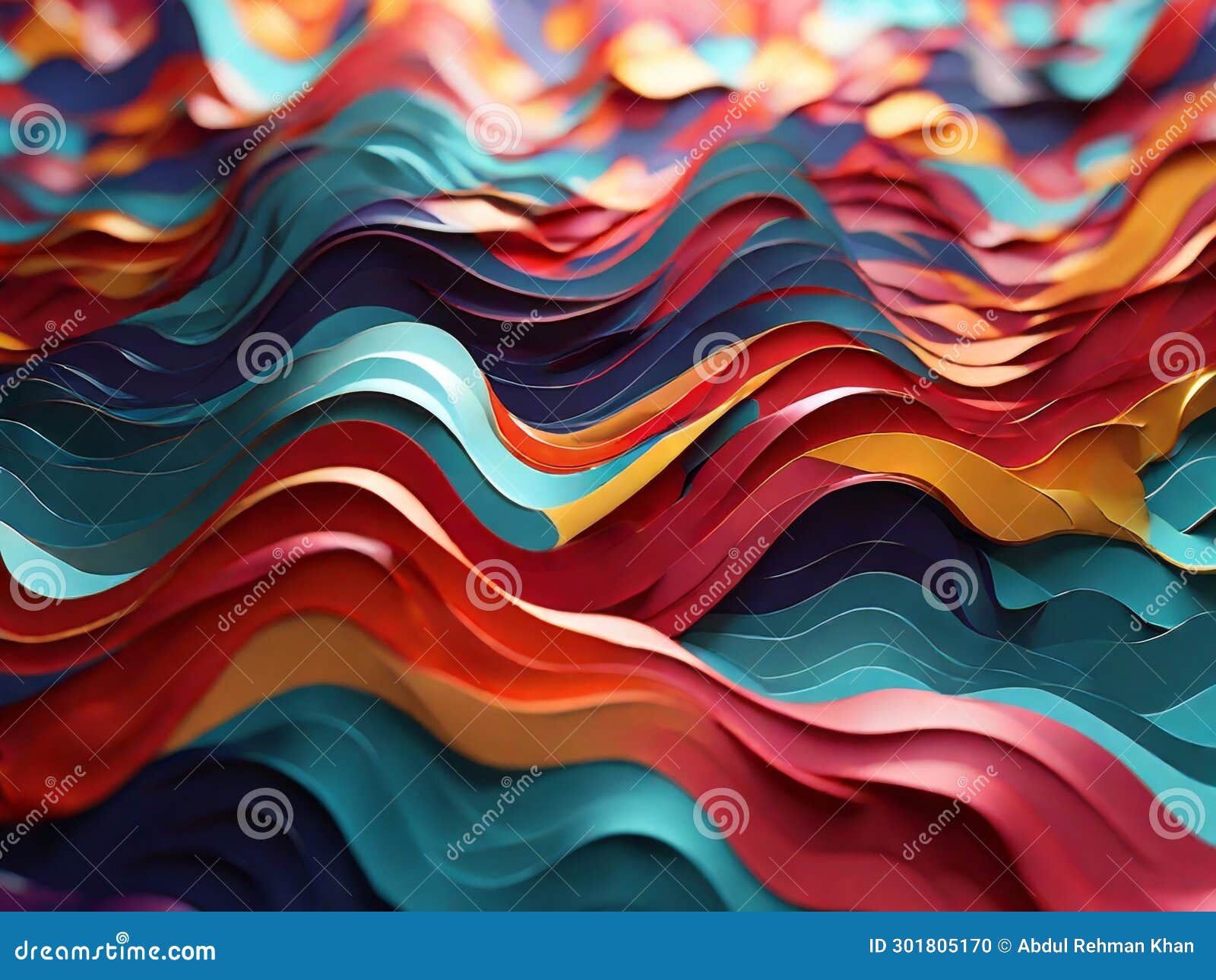 Spectral Symphony: AI-Infused Harmony of Dynamic Lines Stock Photo ...
