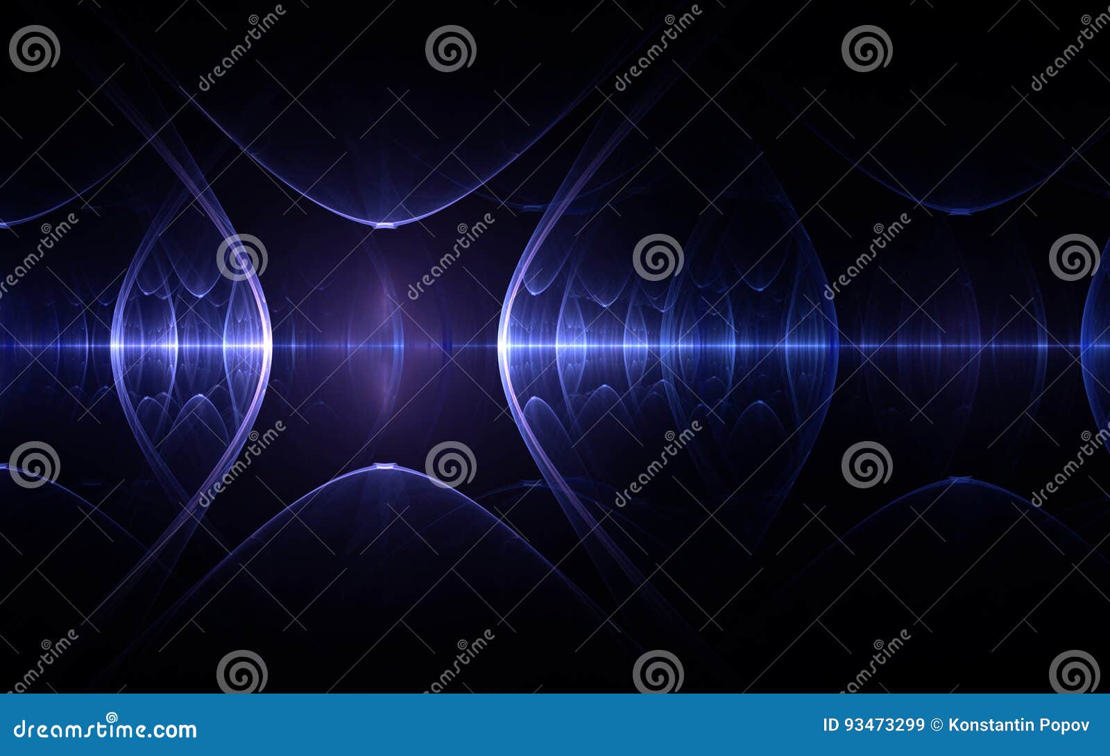 Spectral waves stock illustration. Illustration of gradient - 93473299