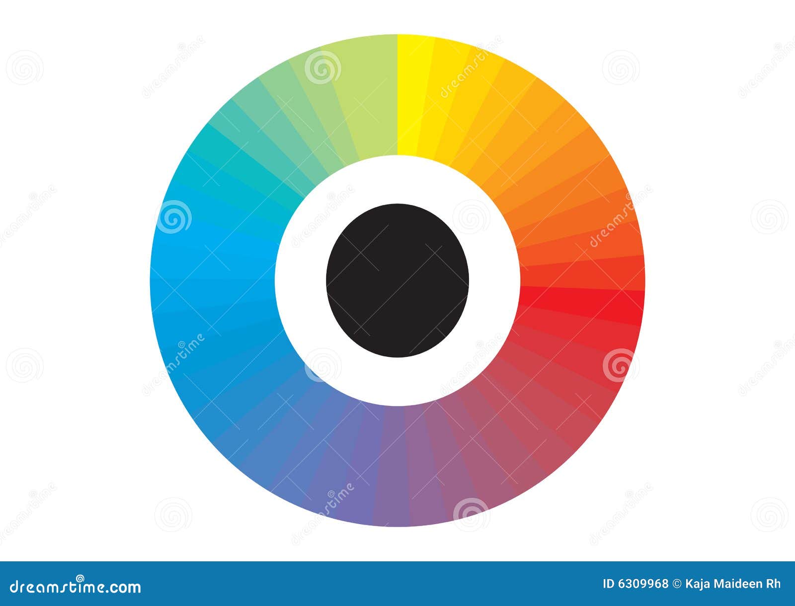 Spectre de couleur illustration stock. Illustration du échelle - 6309968