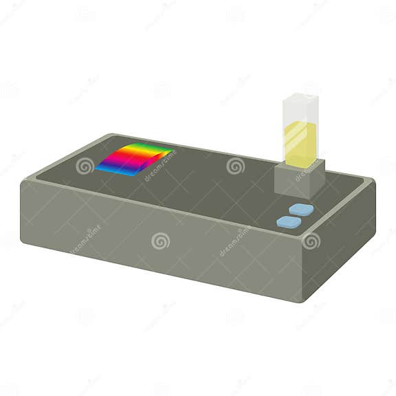 Spectrometer Icon, Cartoon Style Stock Vector - Illustration of monitor ...