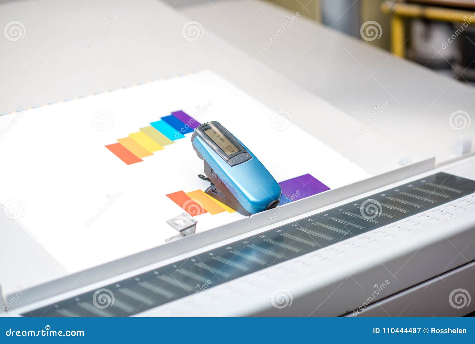 Spectrometer Tool with Printing Stock Image - Image of equipment ...
