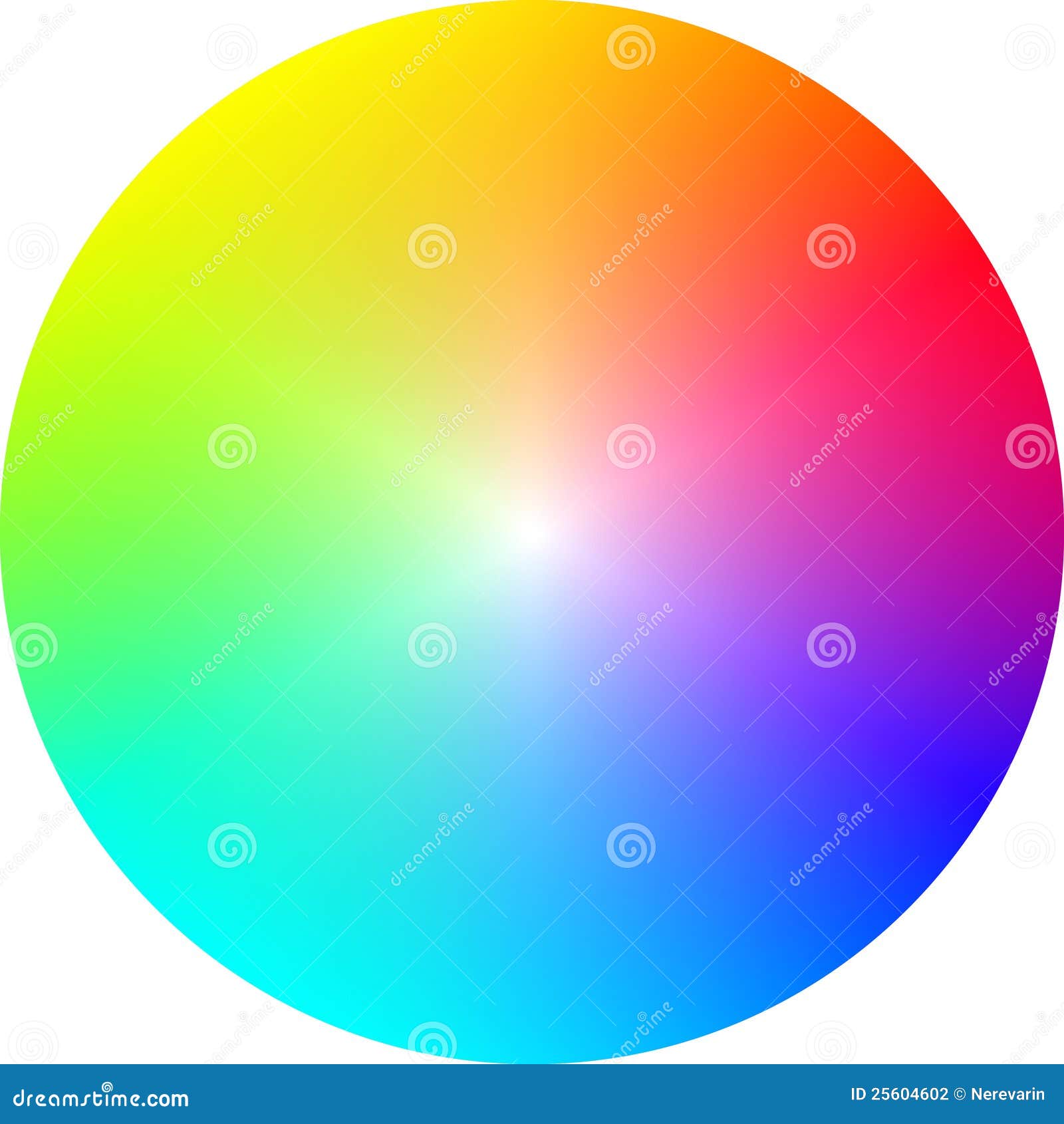 Spectrum stock vector. Illustration of matching, palette - 25604602