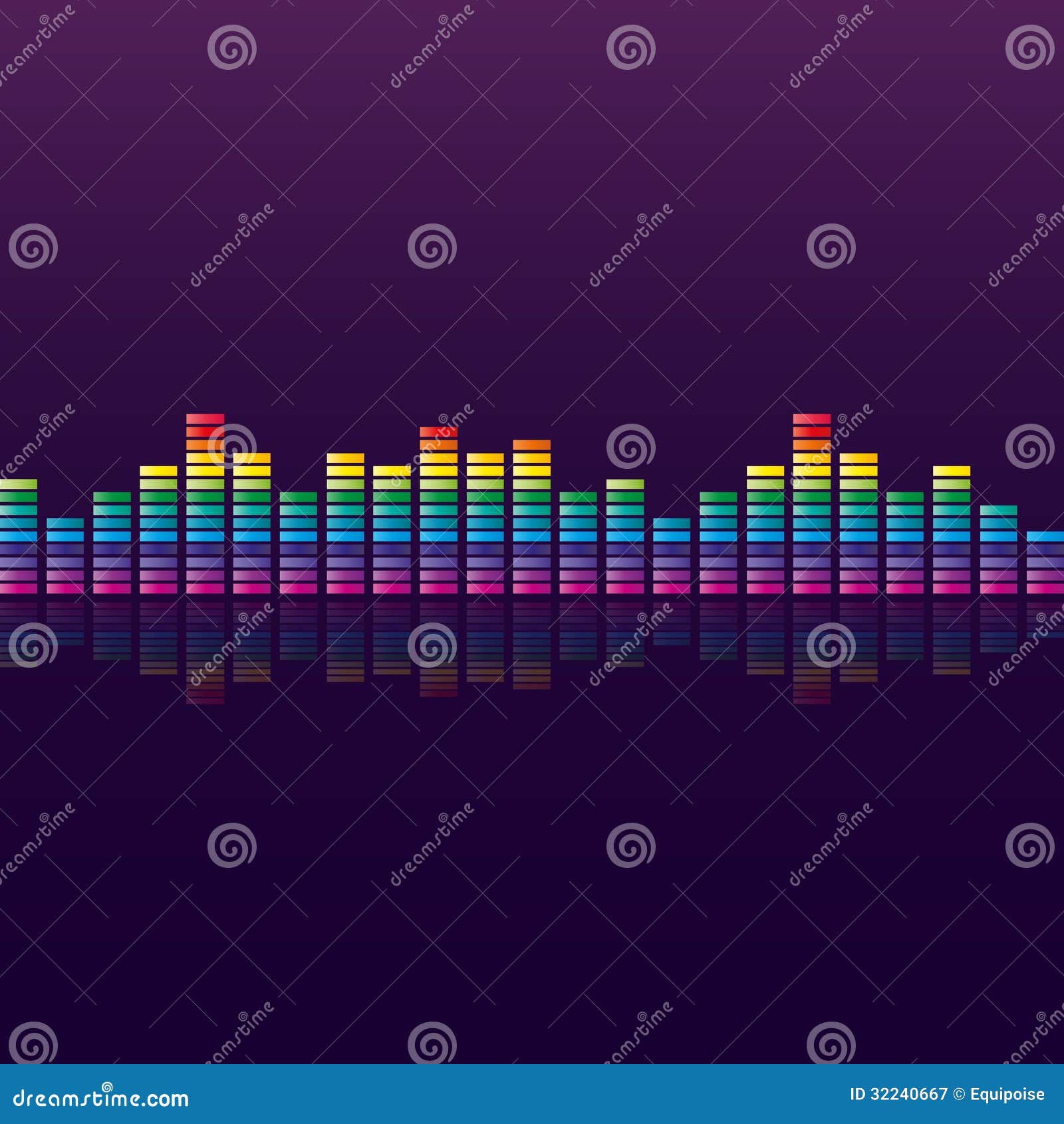 Spectrum analyzer stock vector. Illustration of concept - 32240667