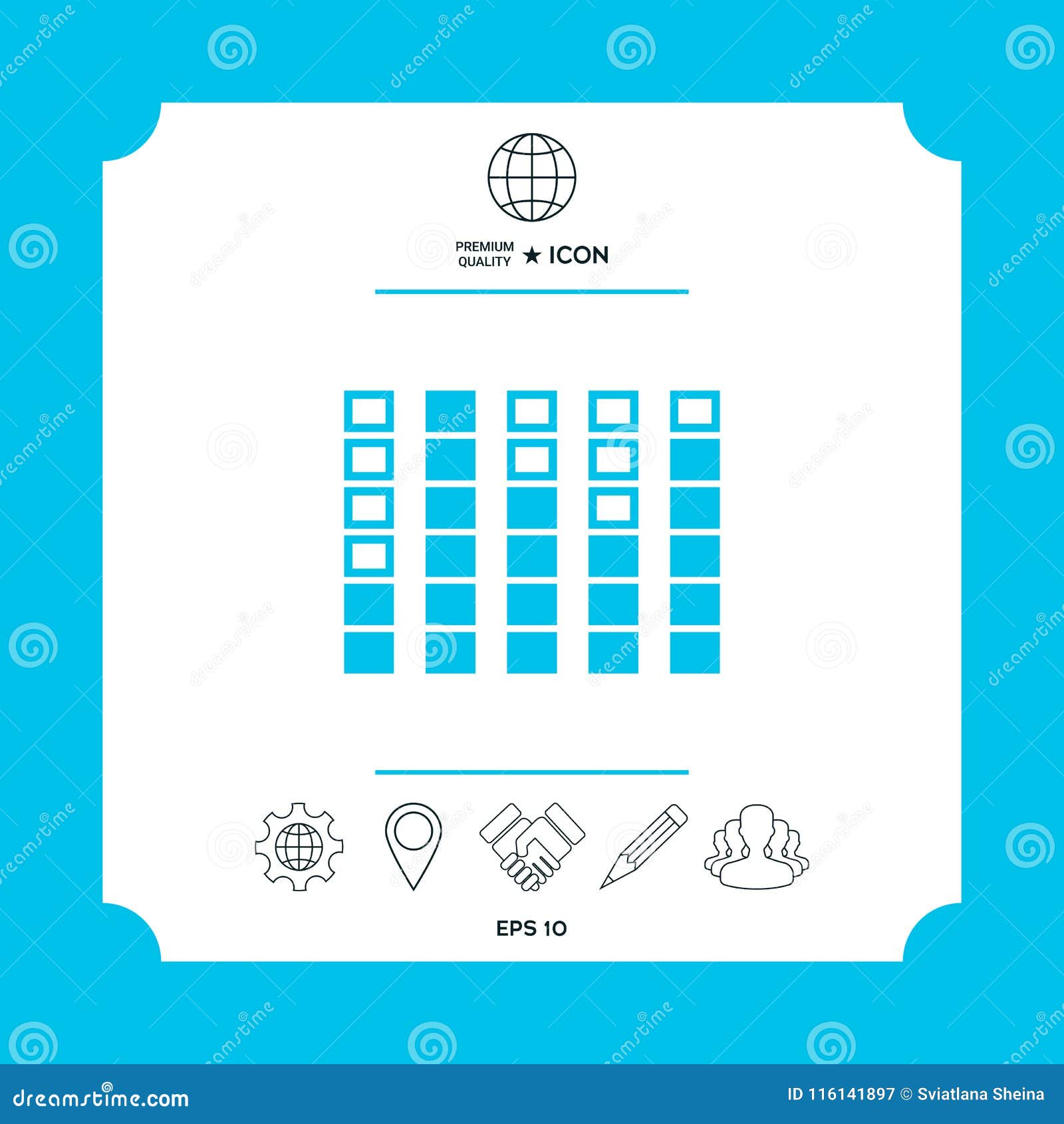 Spectrum Analyzer, Equalizer Icon Stock Vector - Illustration of mixing ...