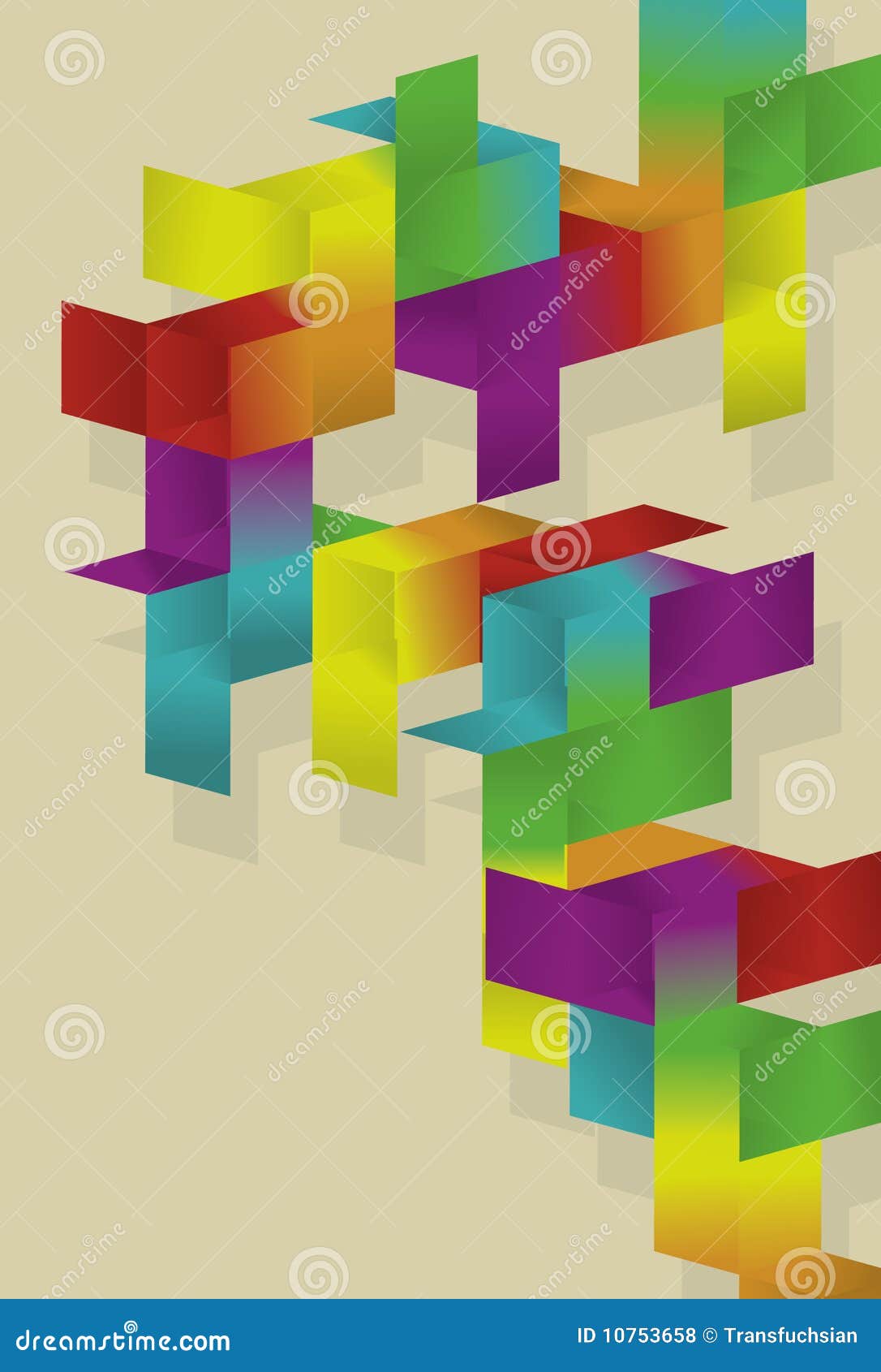 Spectrum Box Page Design stock vector. Illustration of abstract - 10753658