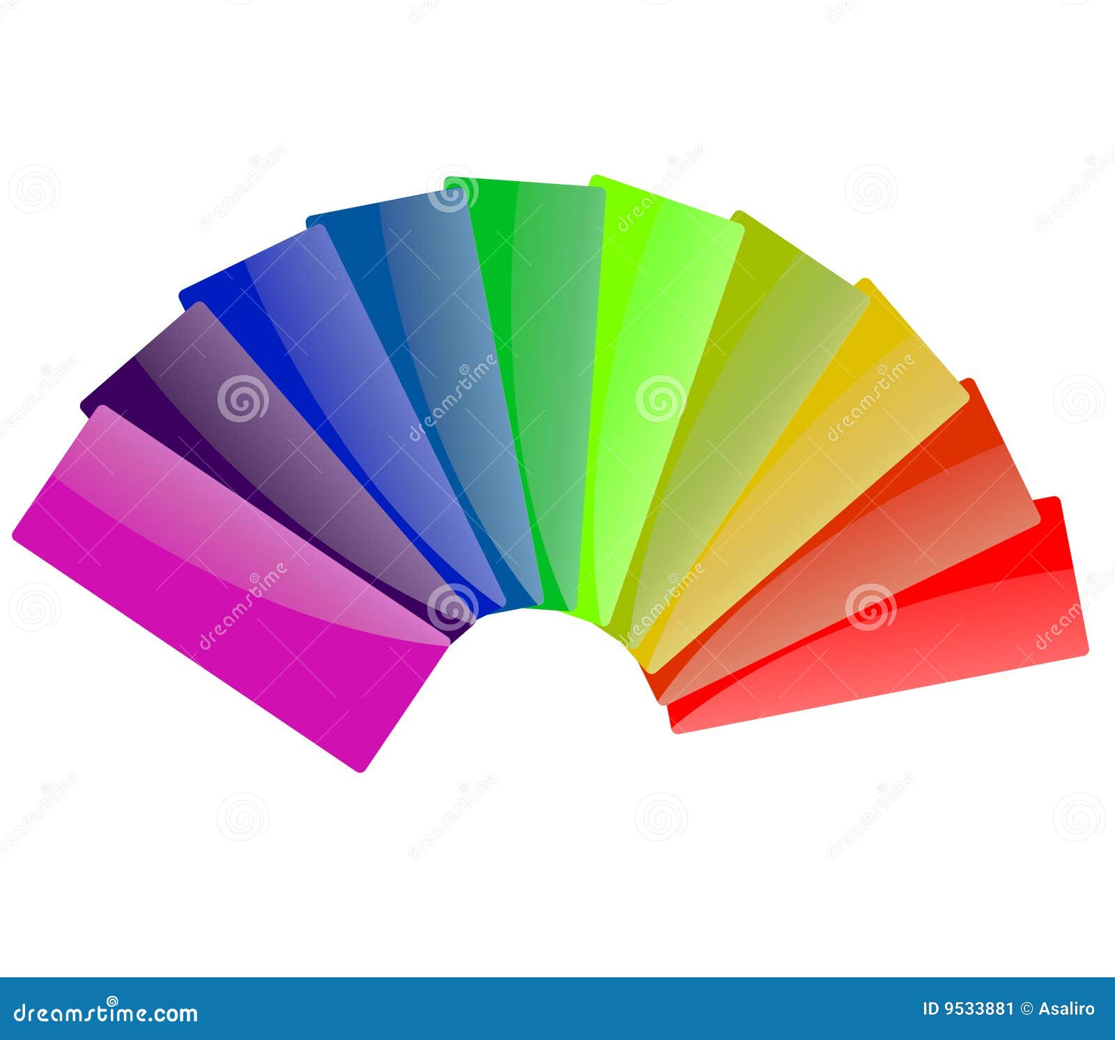 Spectrum Color EQ - Equalizer Template Rectangle Bars Vector ...