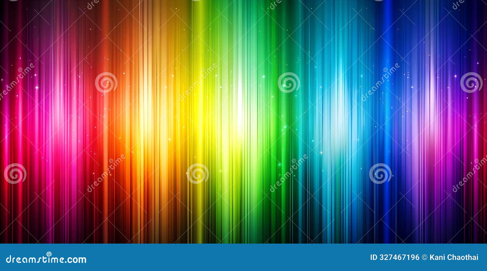 Spectrum of Colors Rainbow Design Light Patterns & Gradient Art for ...
