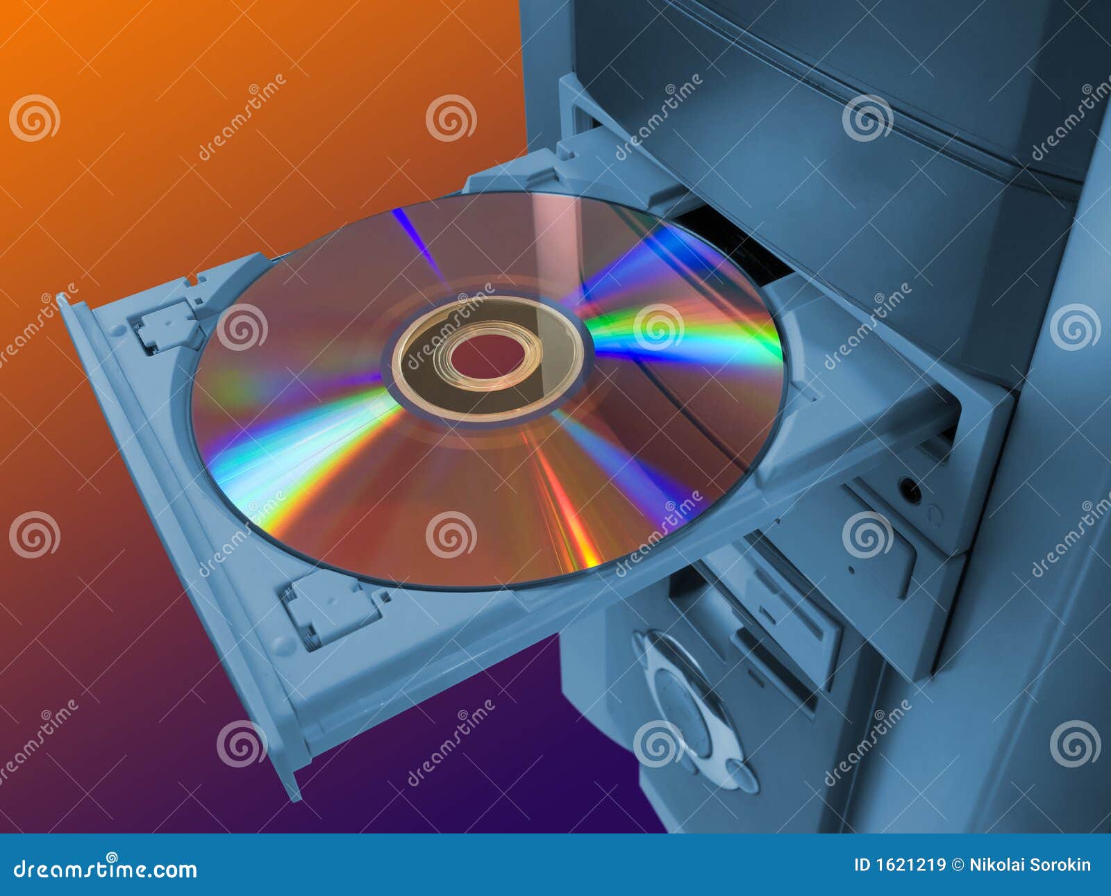 Spectrum on disk stock image. Image of byte, light, disk - 1621219