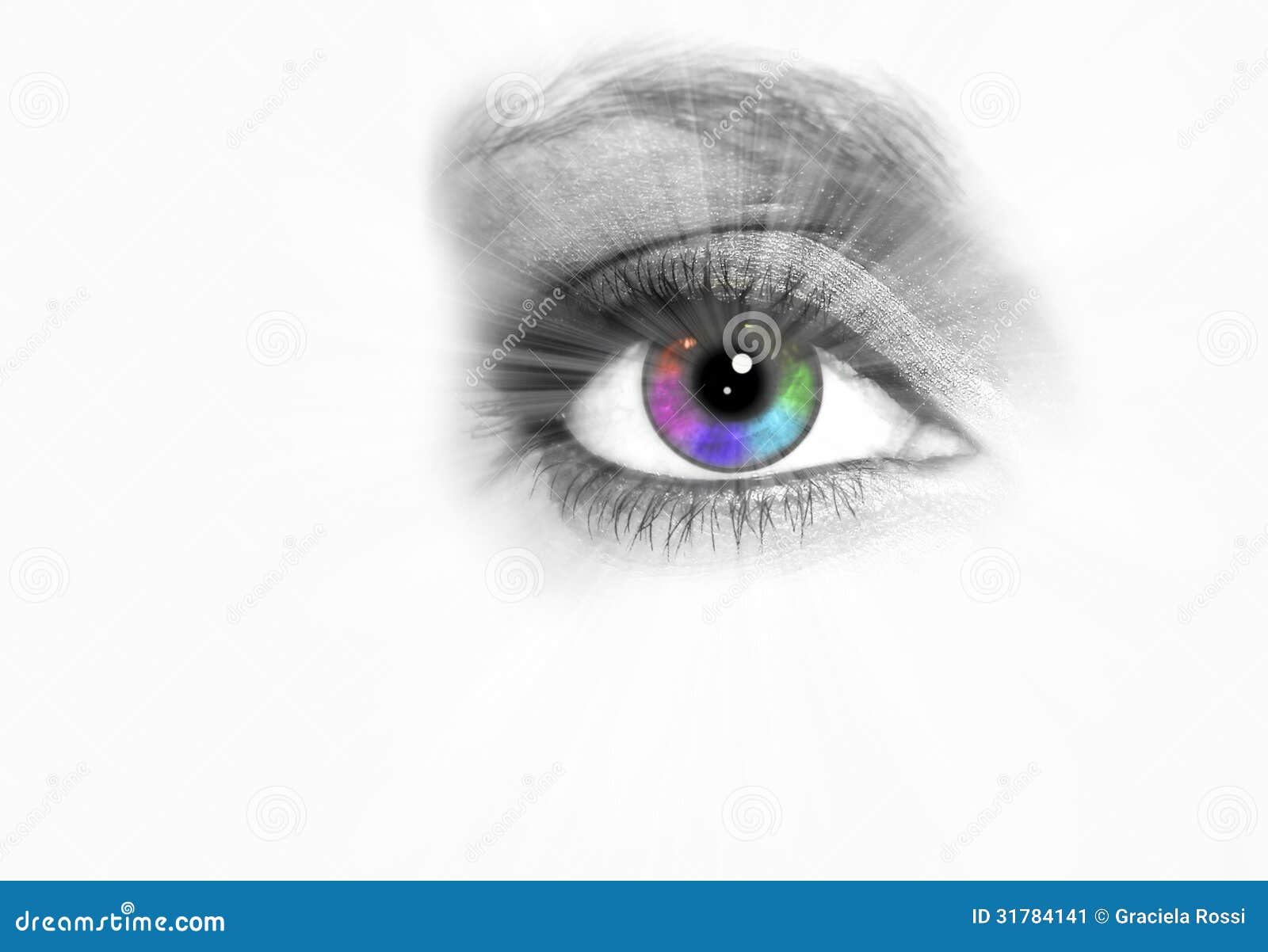 Spectrum stock image. Image of color, iris, white, ophthalmology - 31784141