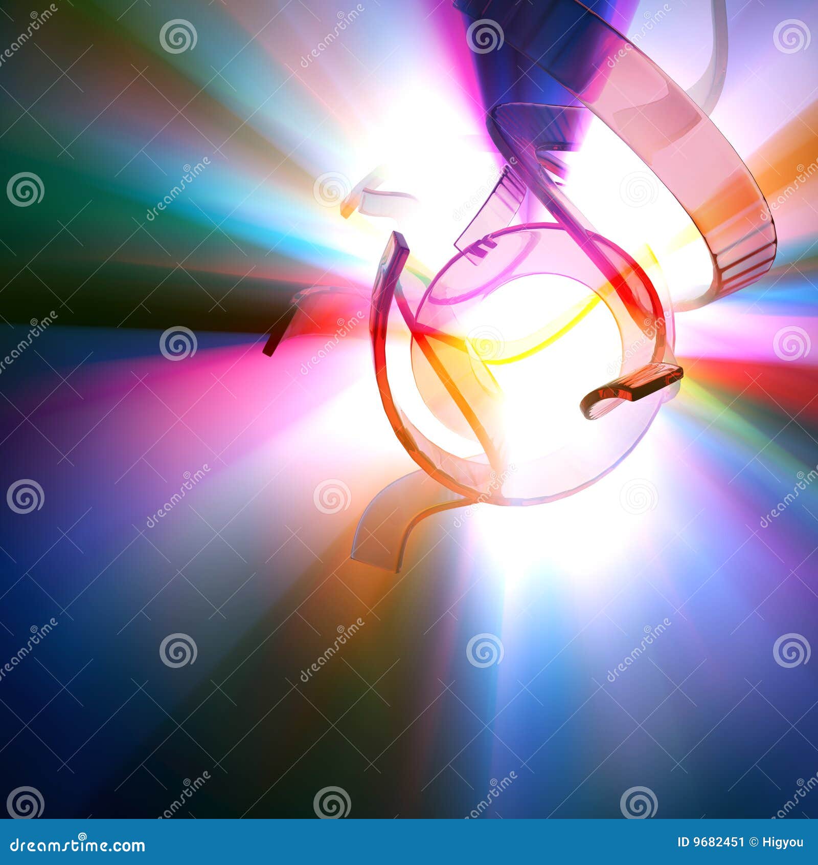 Spectrum Flash stock illustration. Illustration of beauty - 9682451