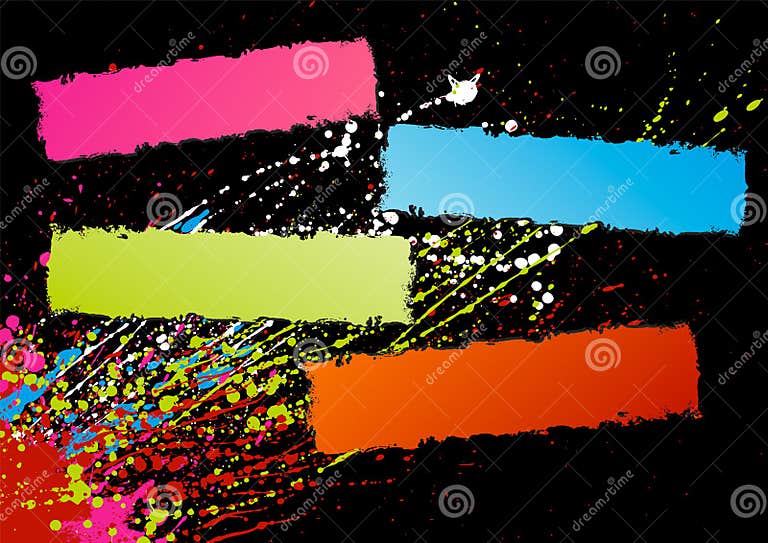 Spectrum frames stock vector. Illustration of horizontal - 8896459