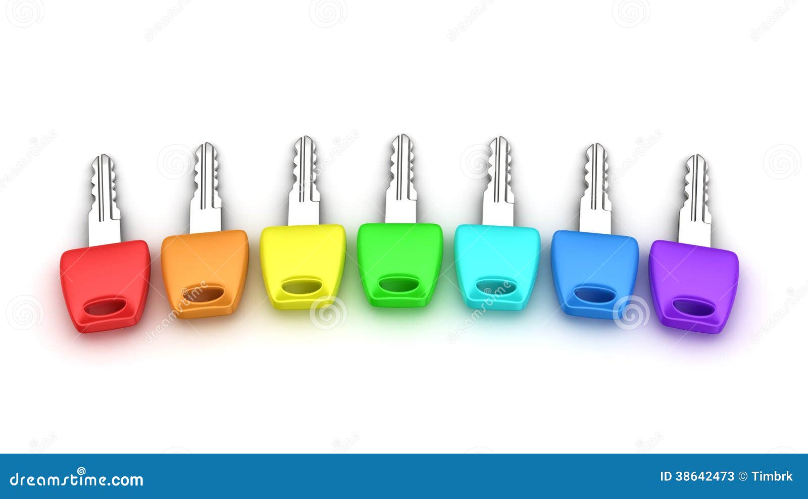 Spectrum keys stock illustration. Illustration of automobile - 38642473