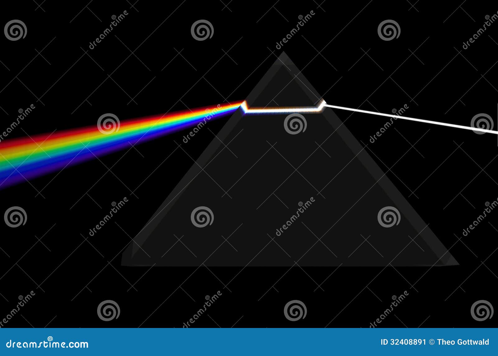 Spectrum of light stock image. Image of decorative, illustrated - 32408891