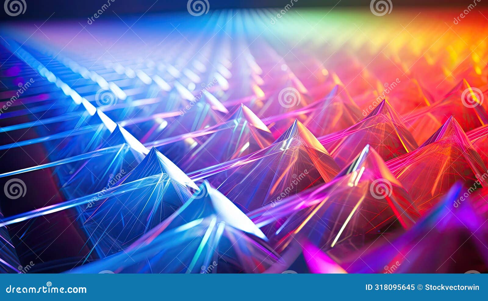 Spectrum light patterns stock illustration. Illustration of optics ...