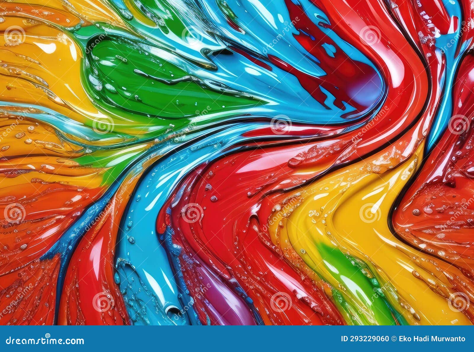 Spectrum of Liquid Splashes: a Multicolor HD Wallpaper Stock ...