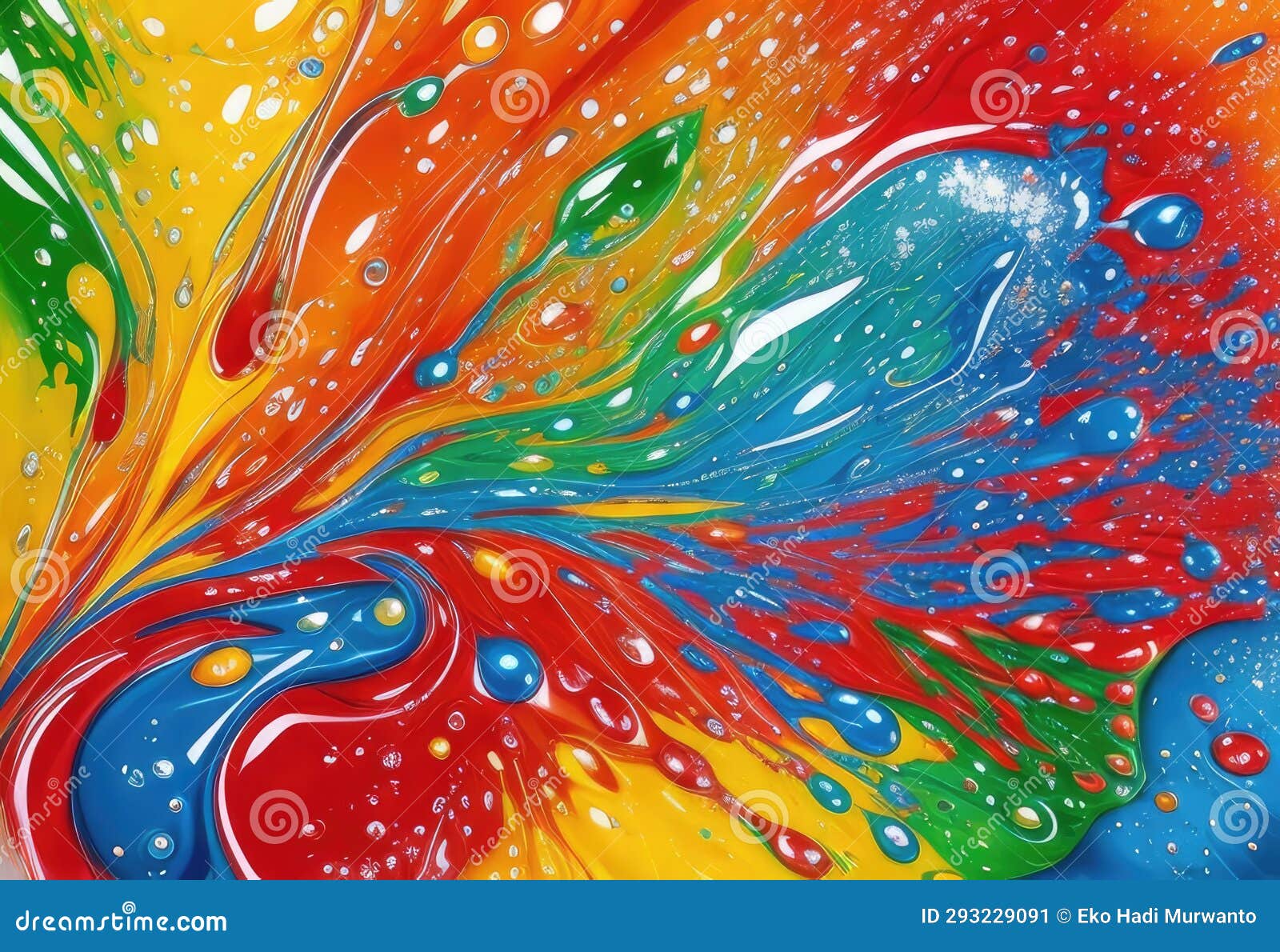 Spectrum of Liquid Splashes: a Multicolor HD Wallpaper Stock ...