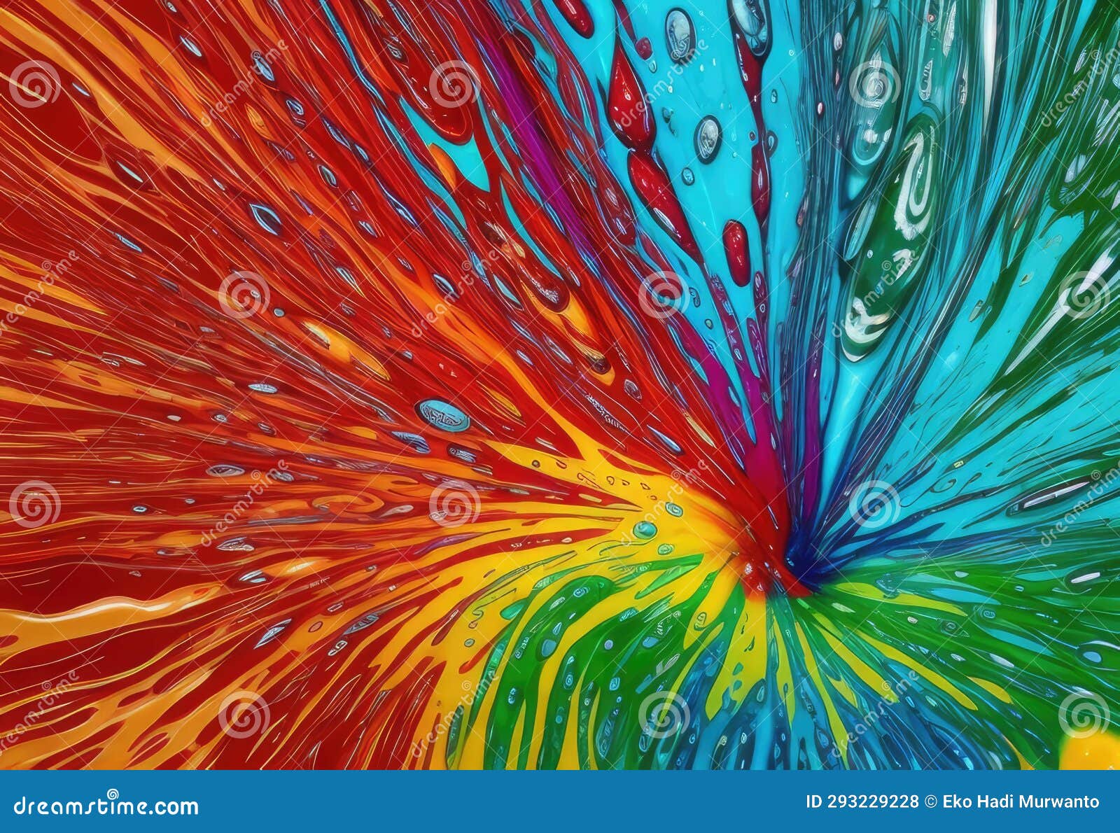 Spectrum of Liquid Splashes: a Multicolor HD Wallpaper Stock ...