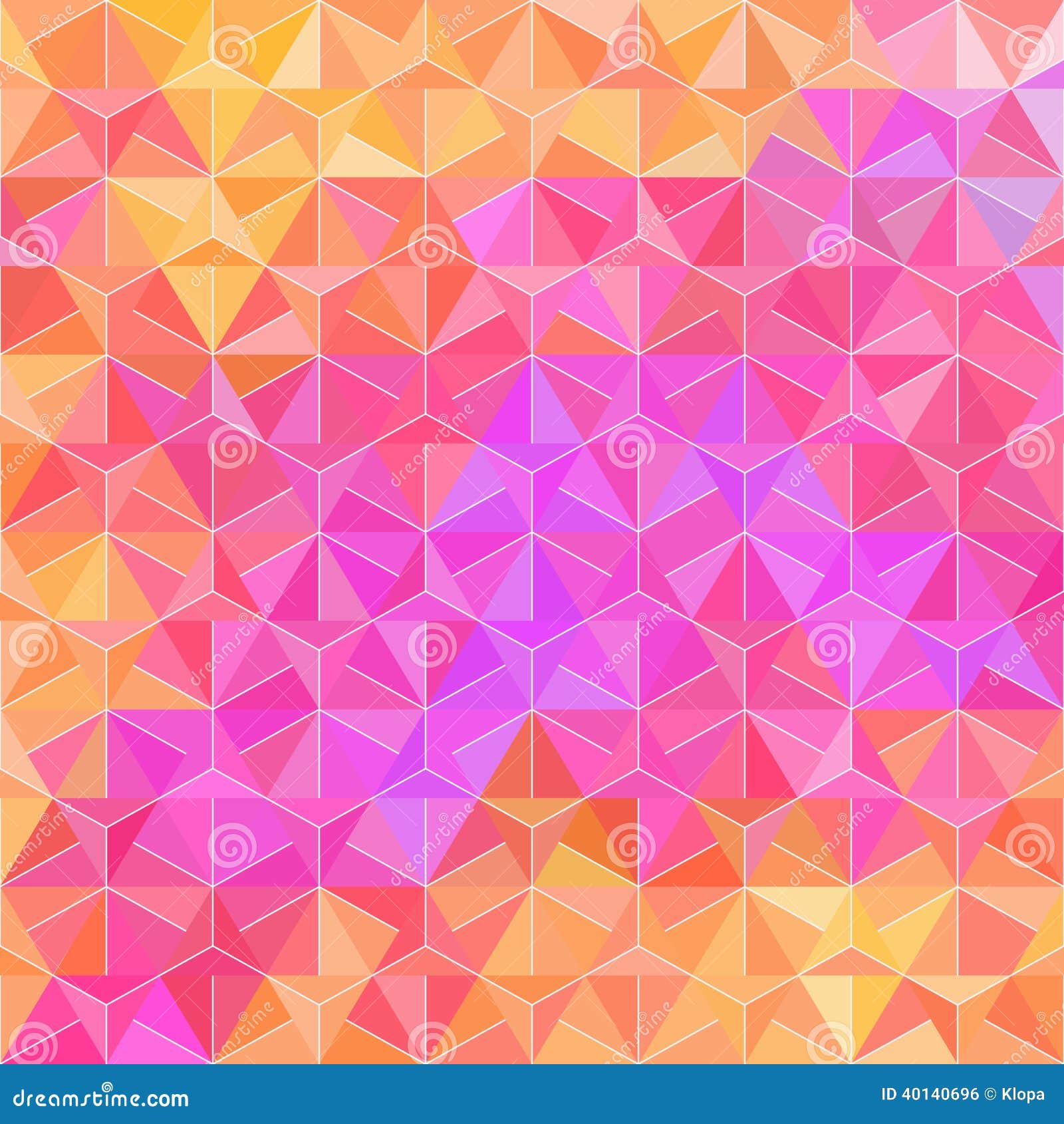 Spectrum Pattern of Rhombus Element Stock Vector - Illustration of ...
