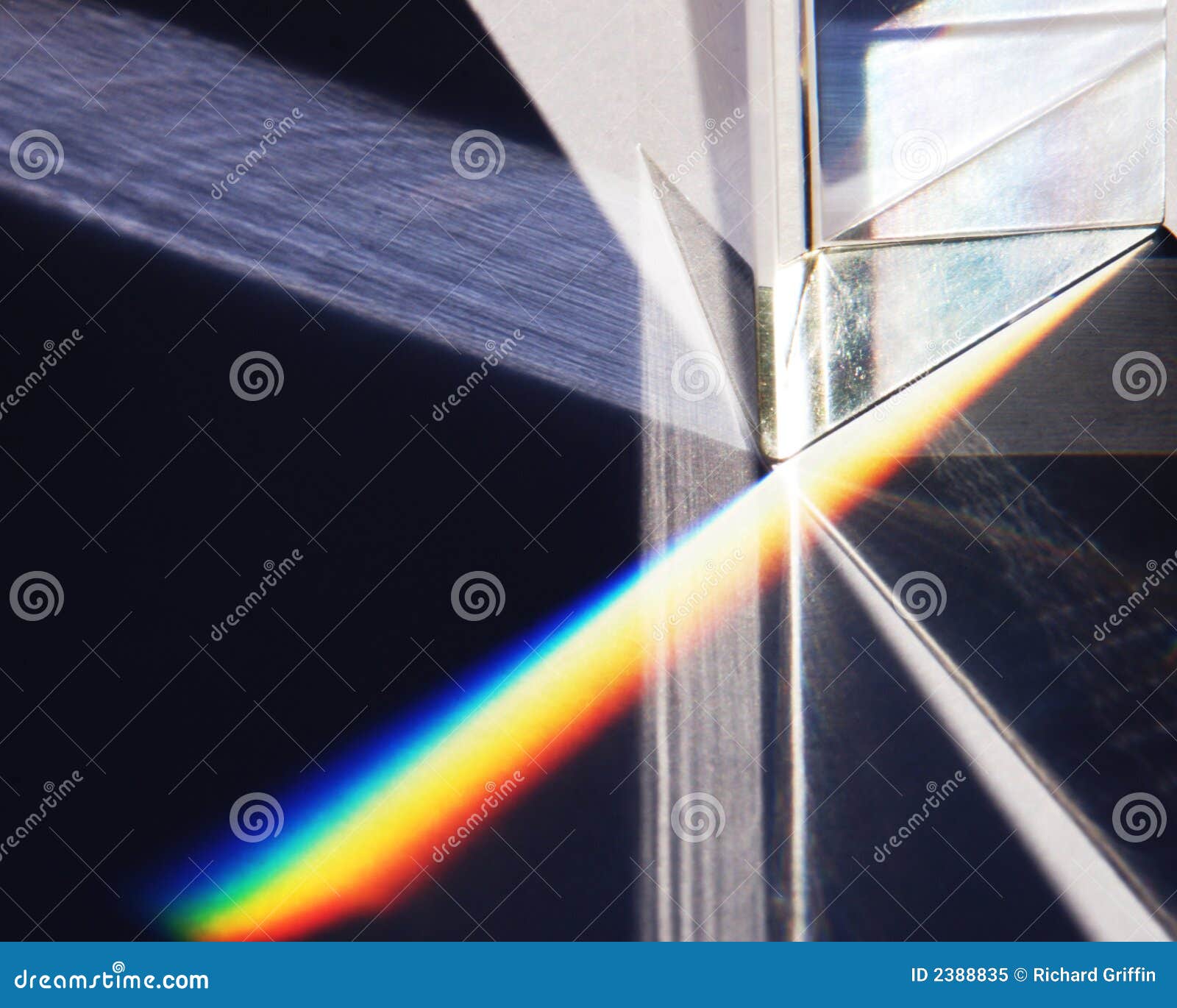 Spectrum and prism stock image. Image of yellow, reflection - 2388835