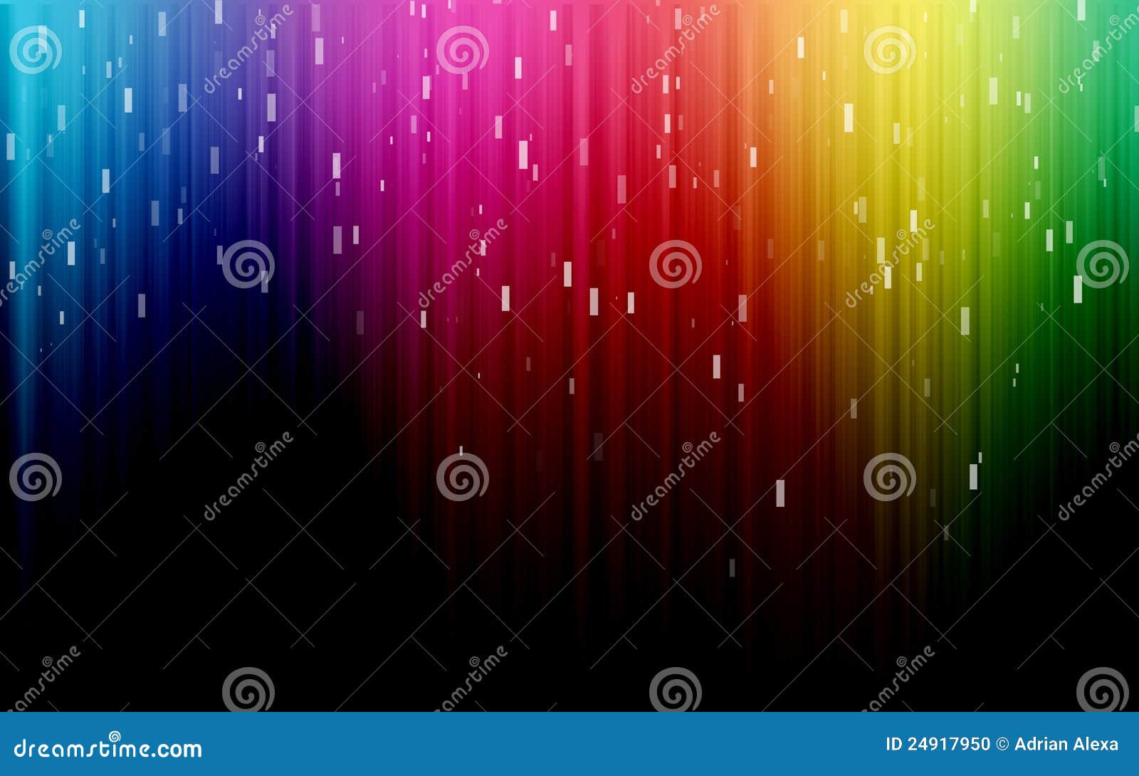 Spectrum Rainbow Colors stock illustration. Illustration of drawing ...