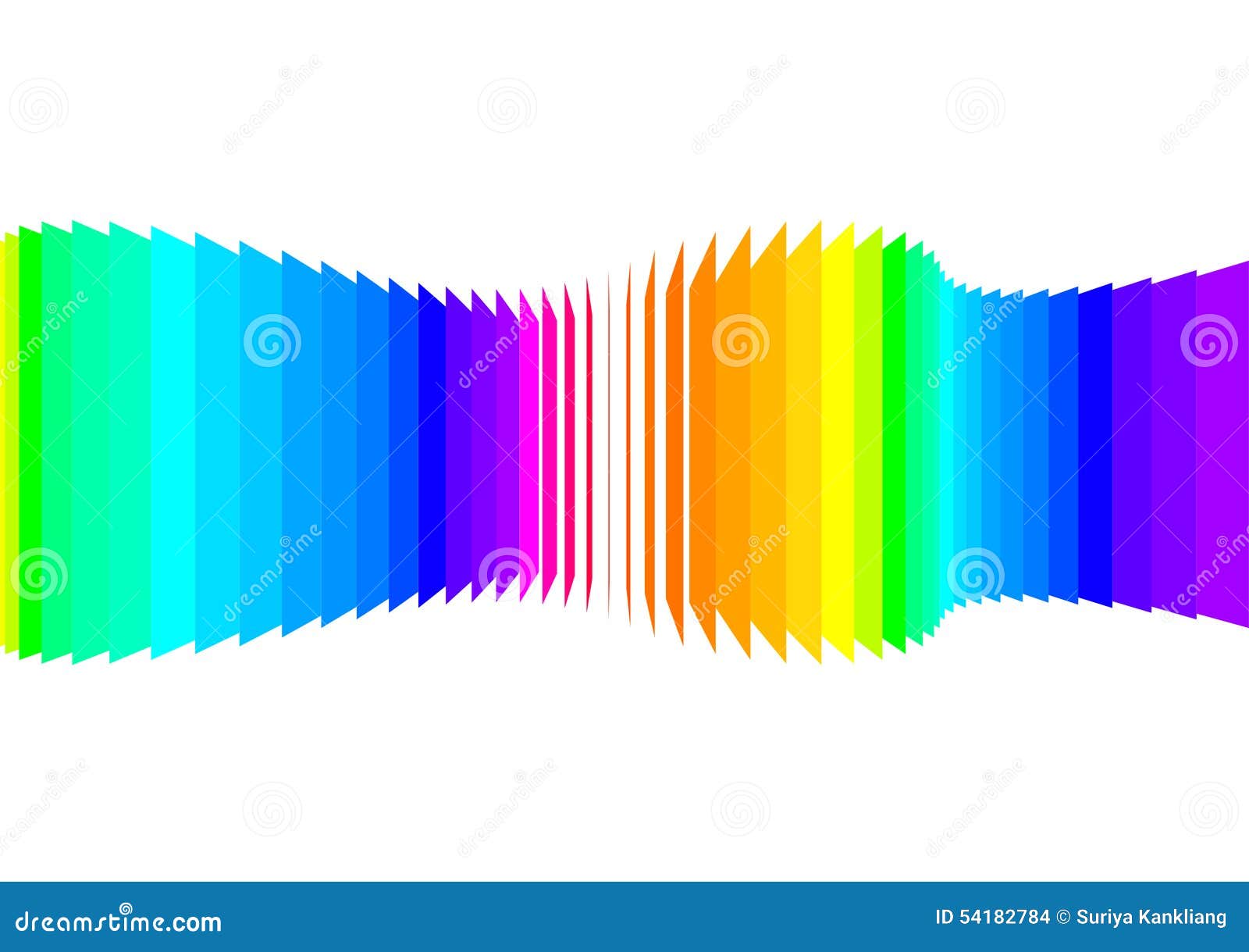 Spectrum sound wave stock vector. Illustration of audio - 54182784