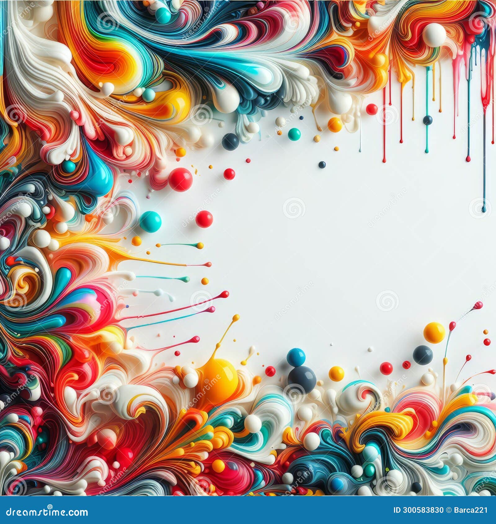 Spectrum Swirl Frame stock photo. Image of fluid, effect - 300583830