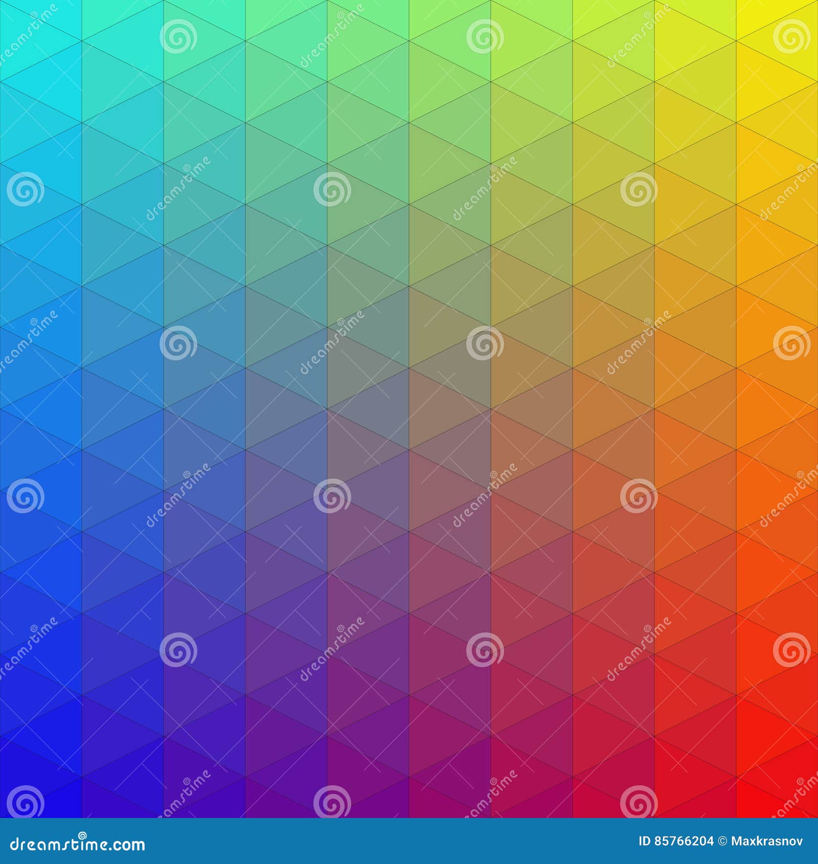 Spectrum Triangle Pattern stock vector. Illustration of geometric ...
