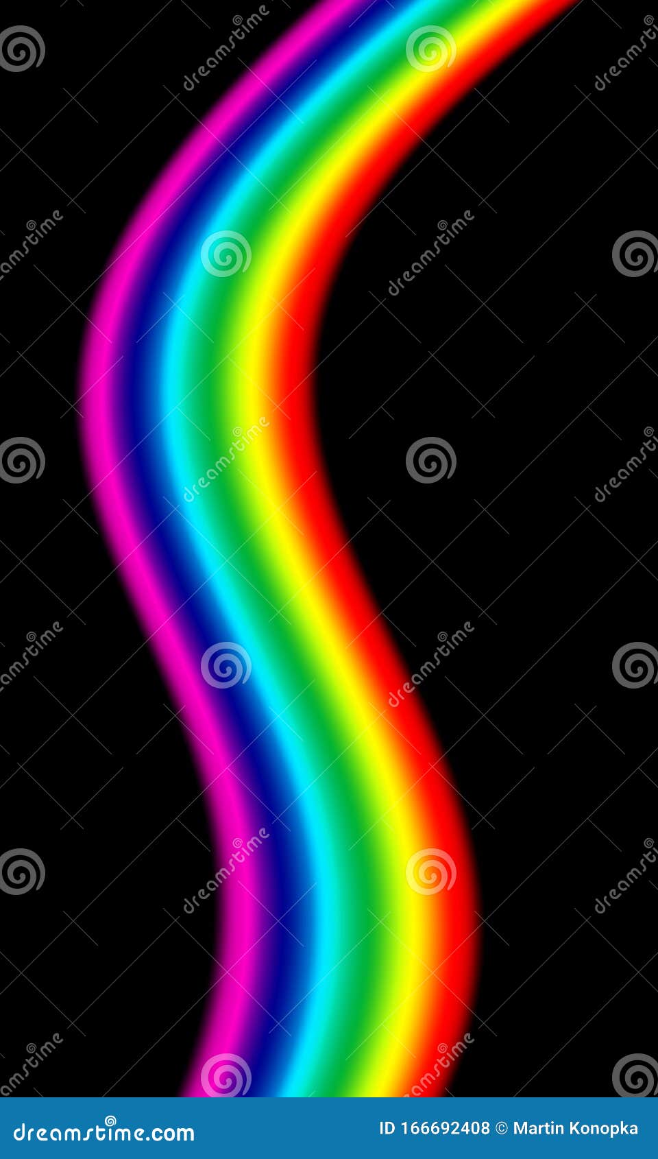 Spectrum stock illustration. Illustration of colourfully - 166692408
