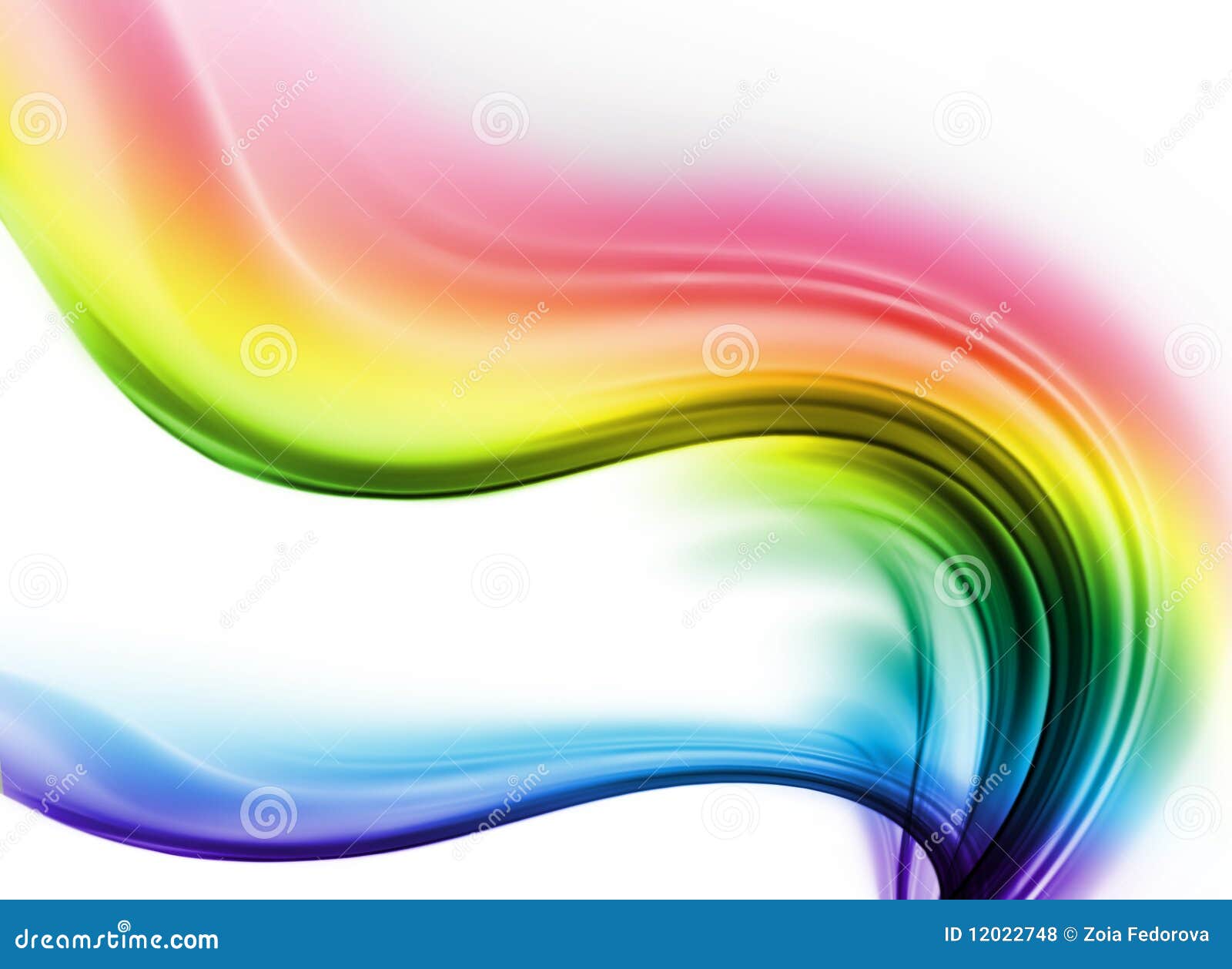 Spectrum wave stock illustration. Illustration of green - 12022748