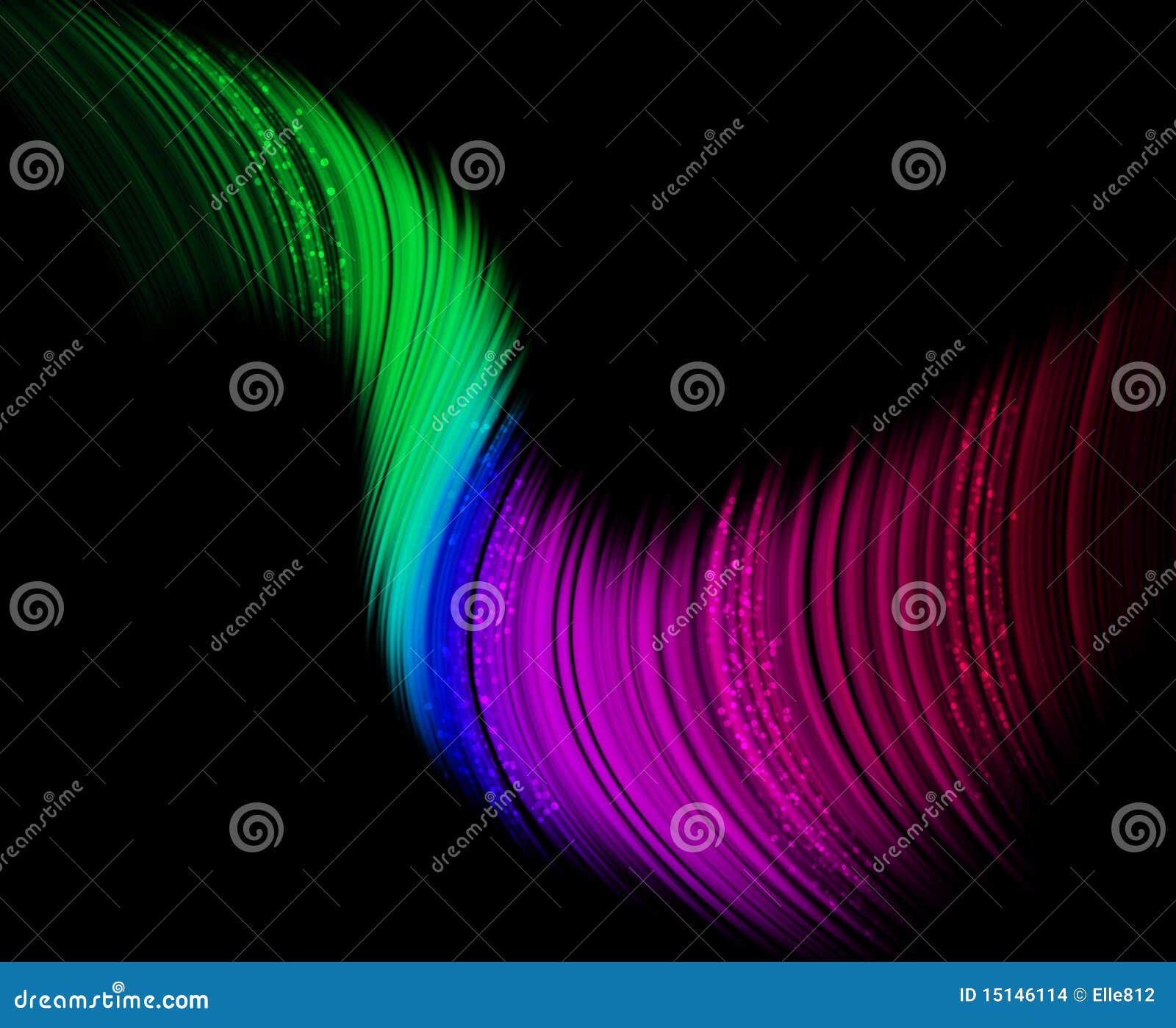 Spectrum wave stock illustration. Illustration of star - 15146114