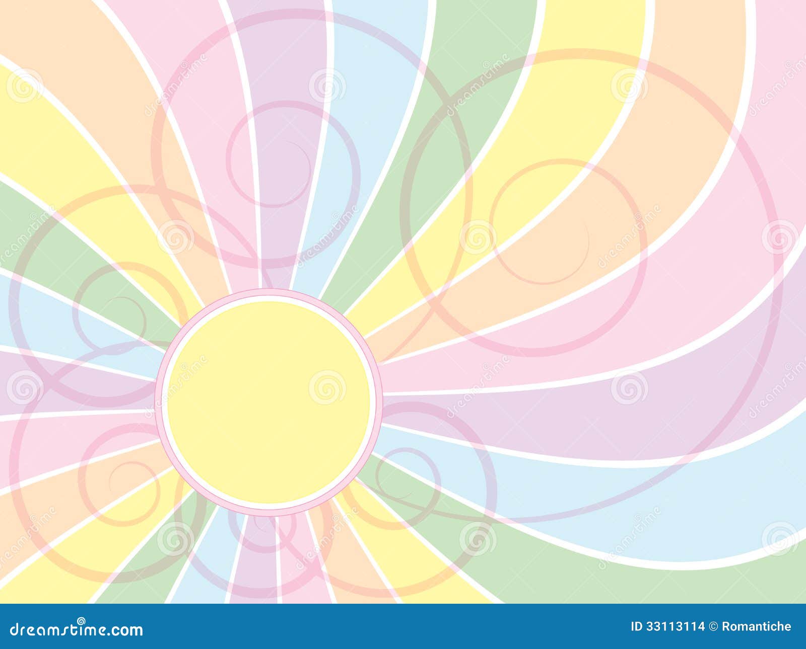 Spectrum Wave Background with Badge for Text Stock Vector ...