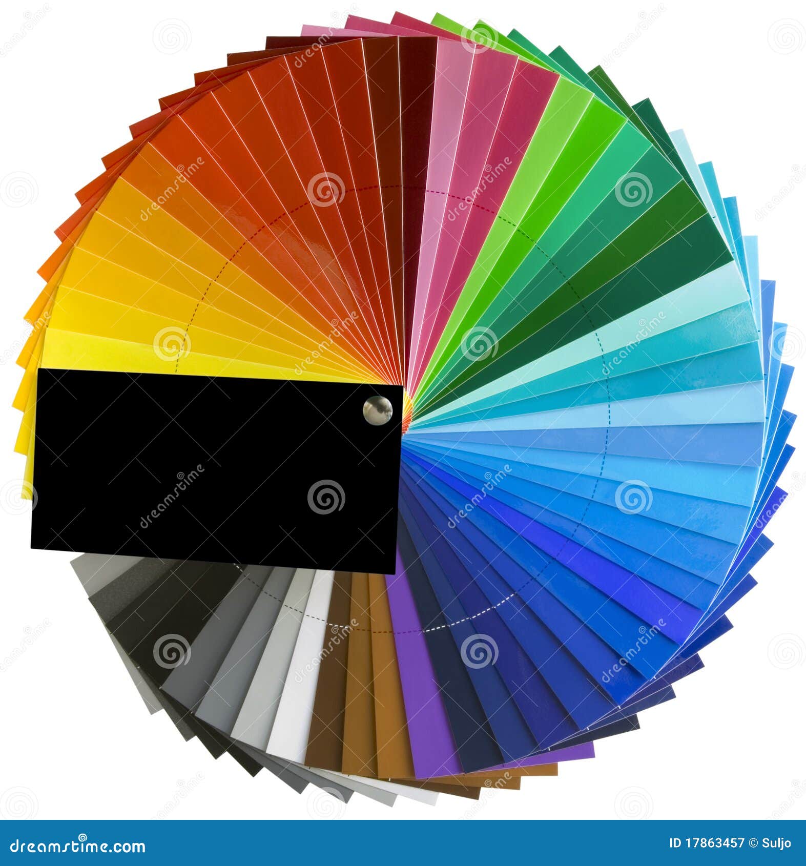 Spectrum Of Color Wheel Chart