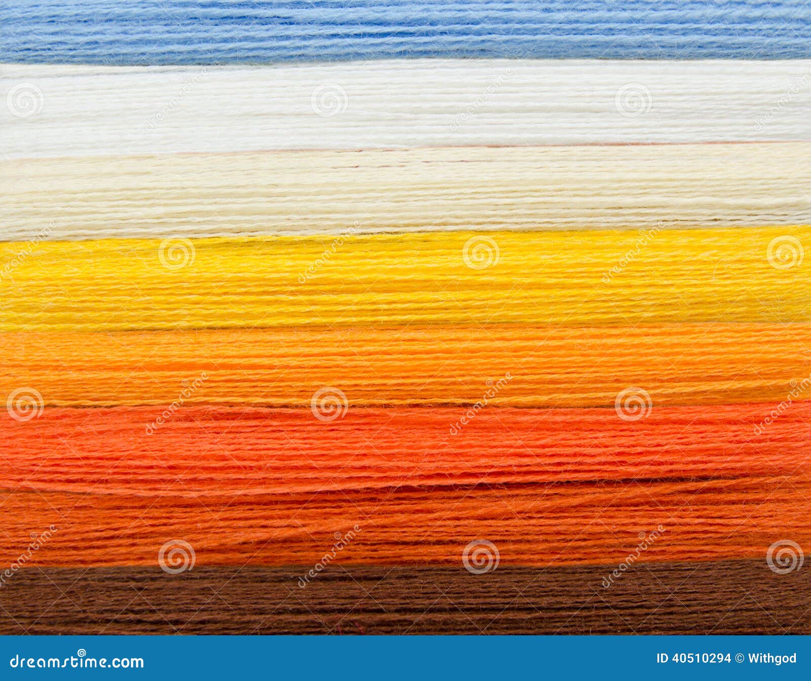 Spectrum of Woolen Colorful Threads Stock Photo - Image of stitchwork ...