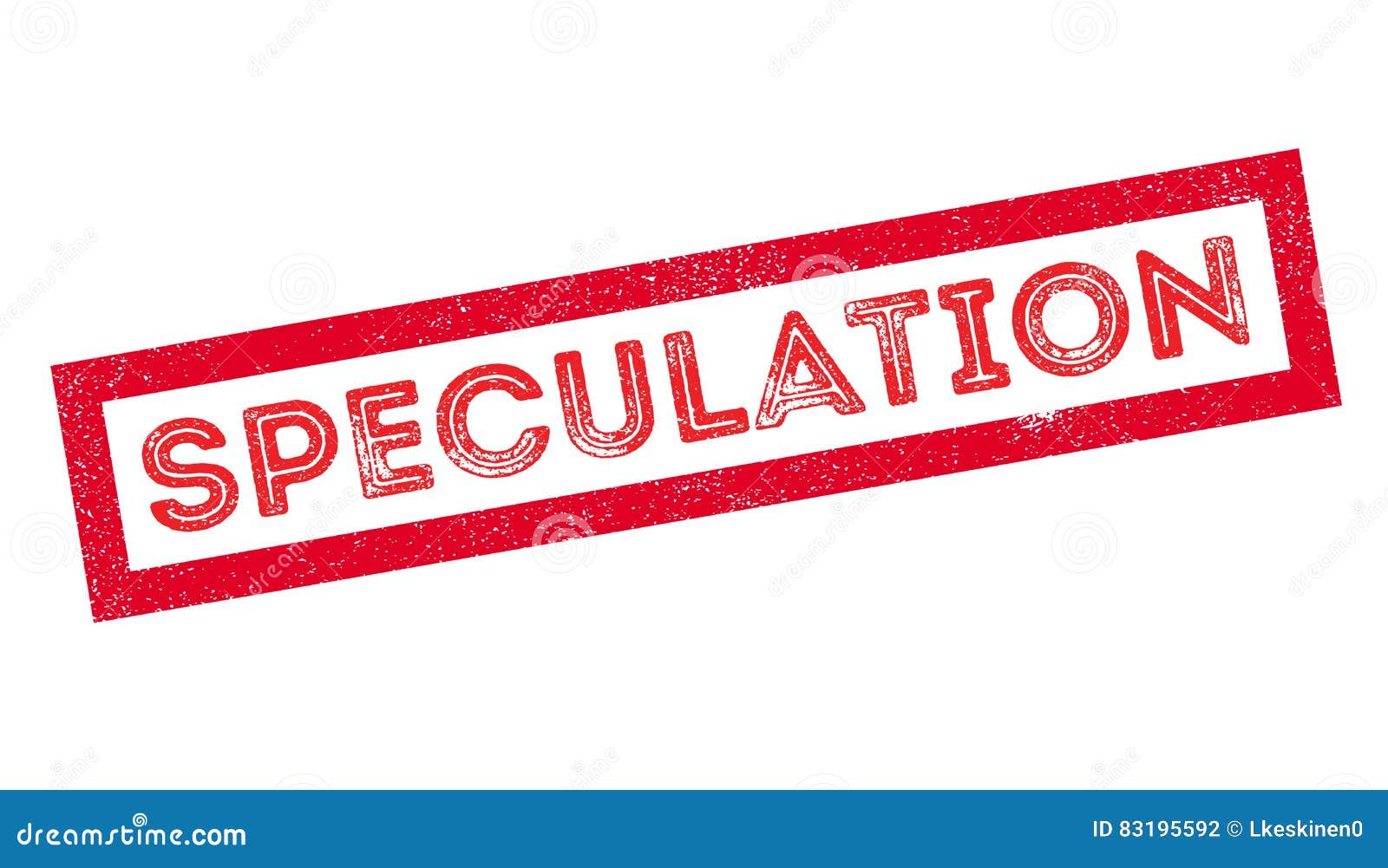 Speculation rubber stamp stock illustration. Illustration of label ...
