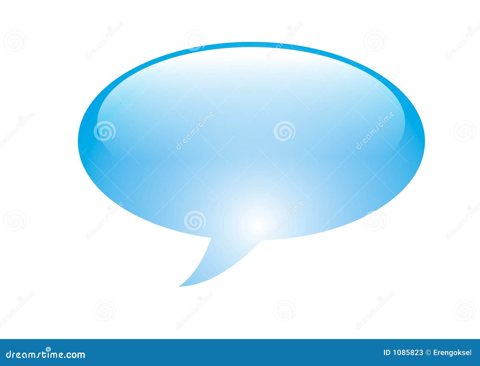 Speech balloon stock vector. Illustration of verbal, bubble - 1085823