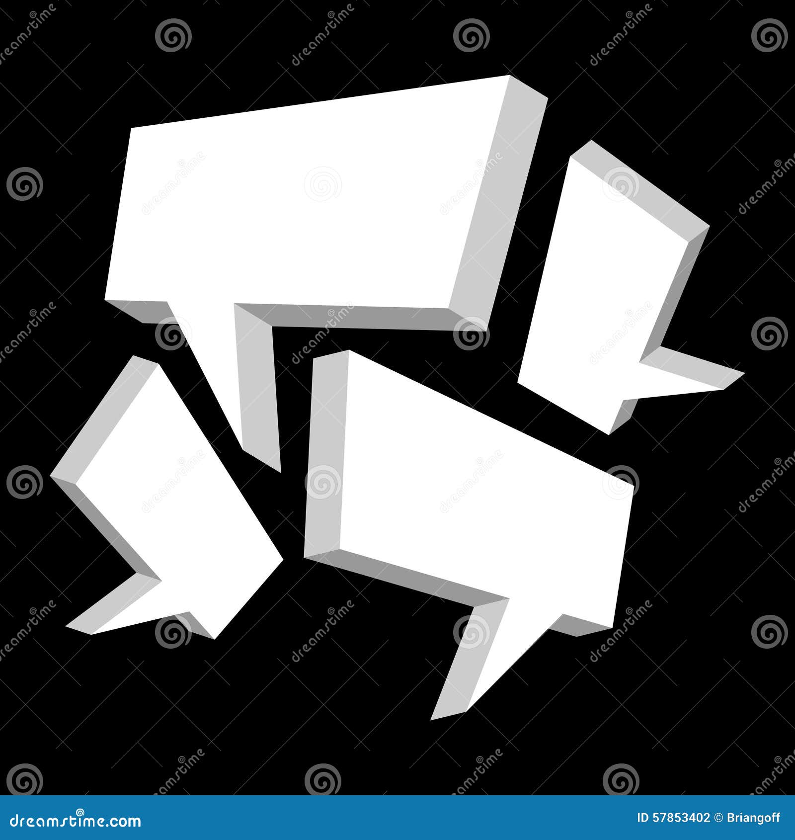 Speech balloon stock vector. Illustration of design, element - 57853402