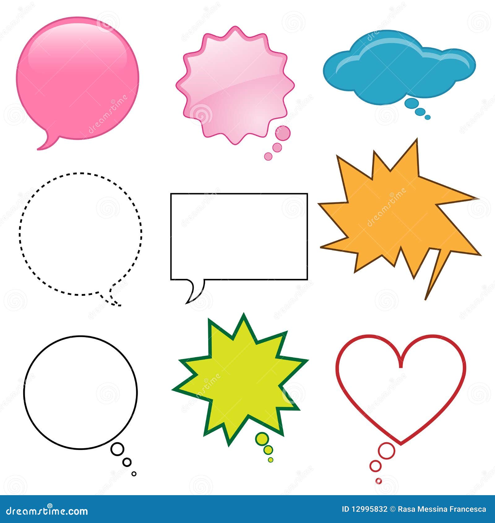 Speech Balloons (Speech Bubble) Cartoon Vector | CartoonDealer.com ...