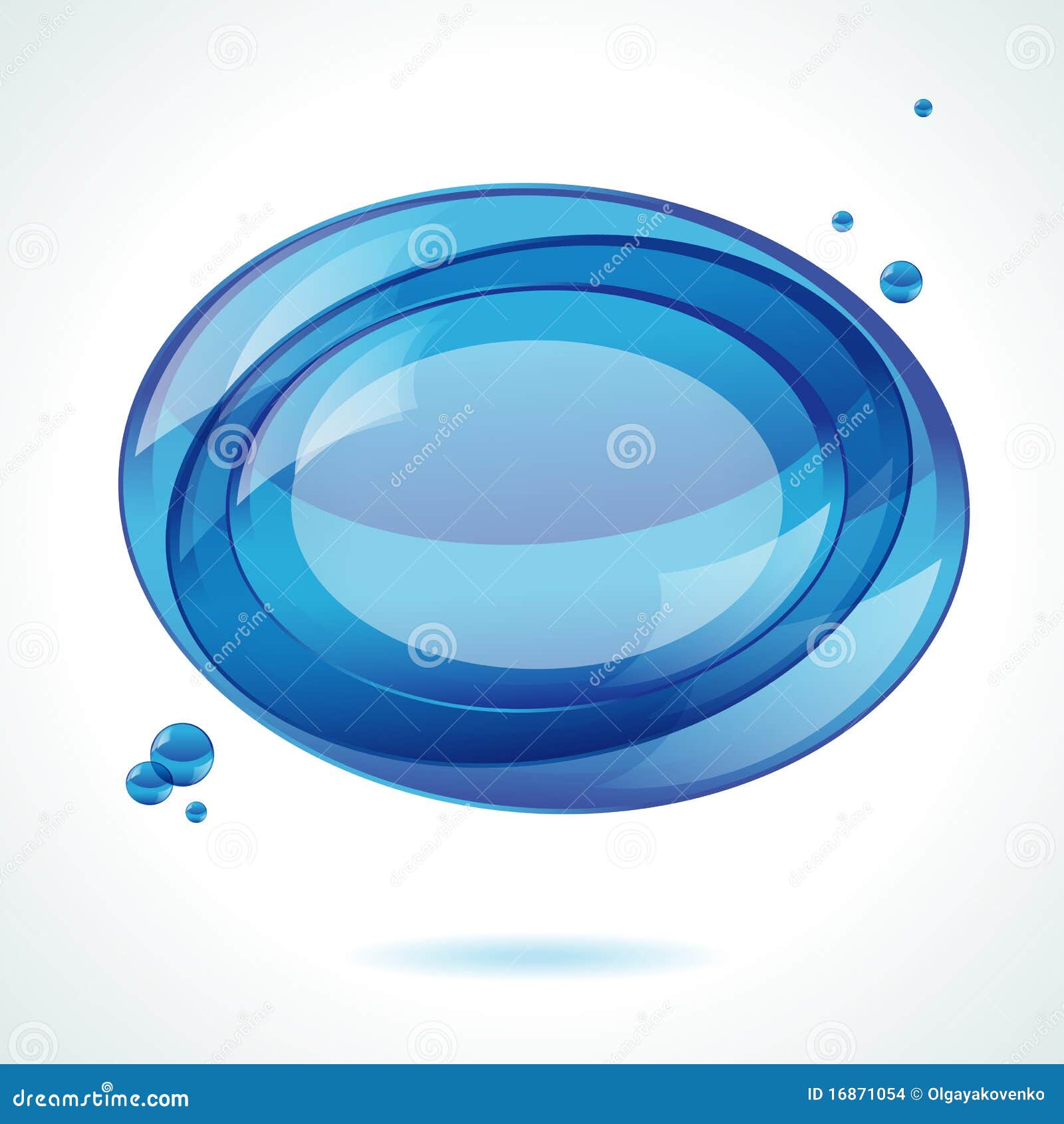 Blue Bubble Texture Cartoon Vector | CartoonDealer.com #69560903