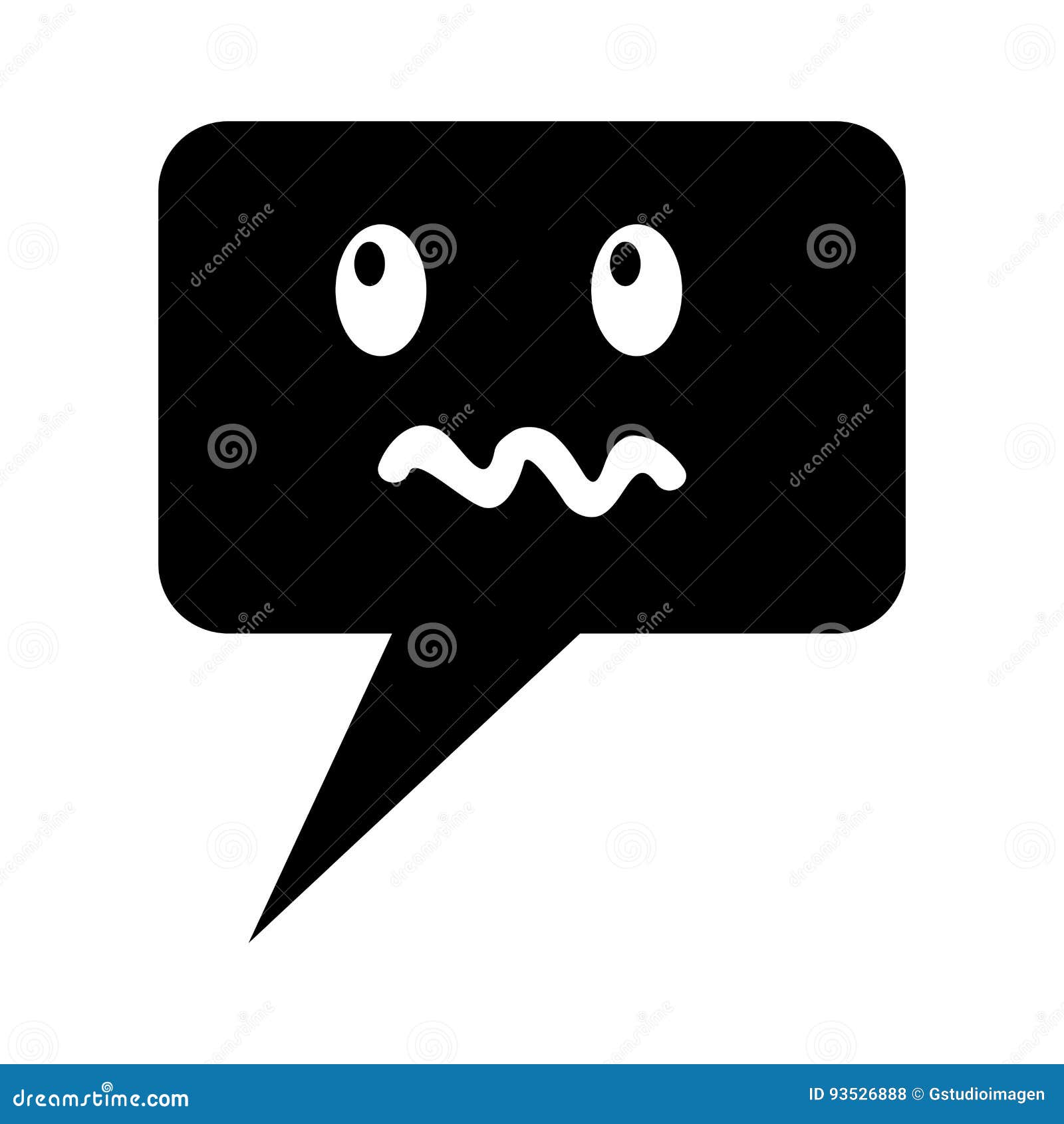 Speech Bubble Angry Comic Character Vector Illustration | CartoonDealer ...