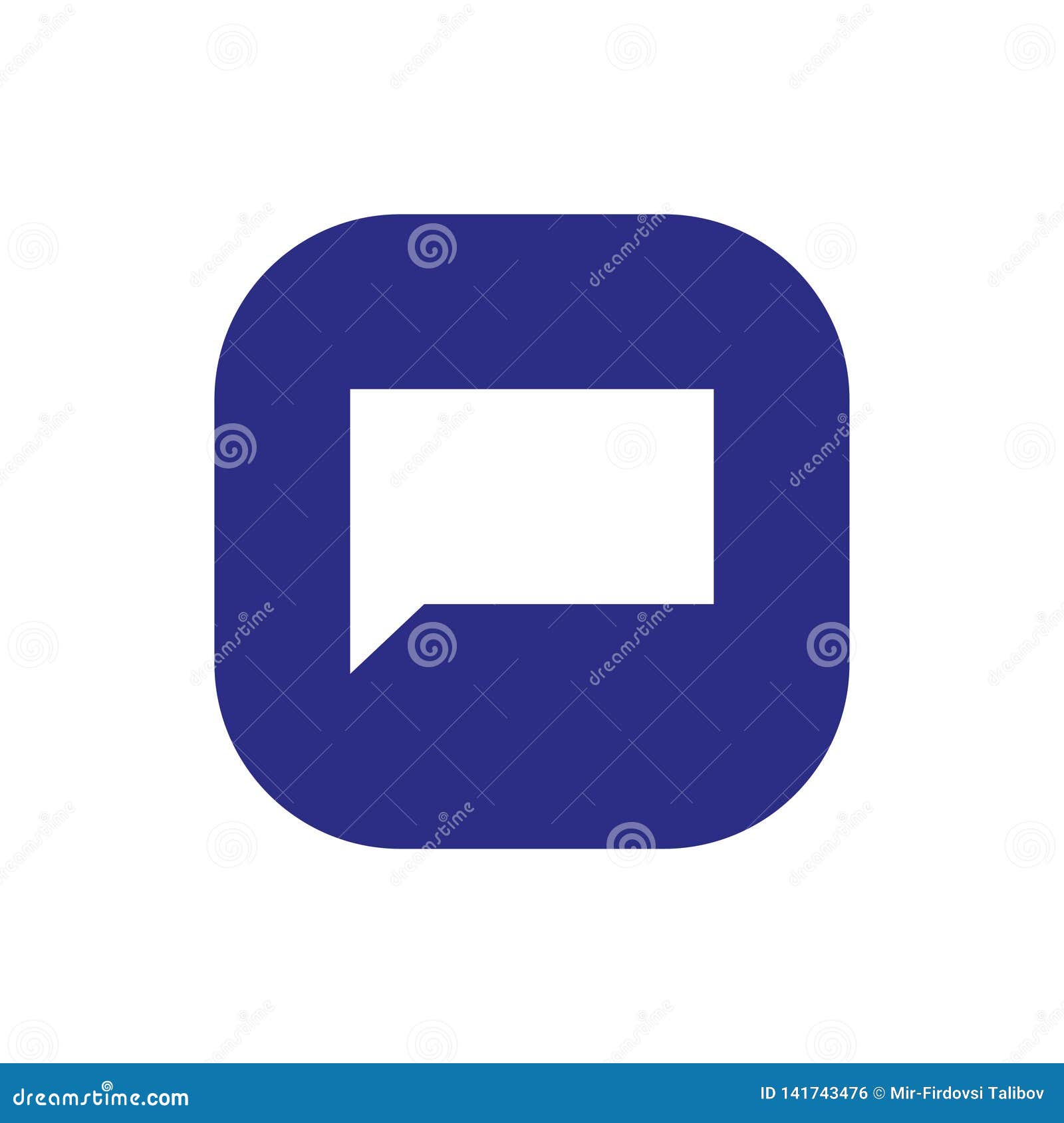 Speech Bubble, Speech Balloon, Chat Bubble Vector Icon for Apps and ...