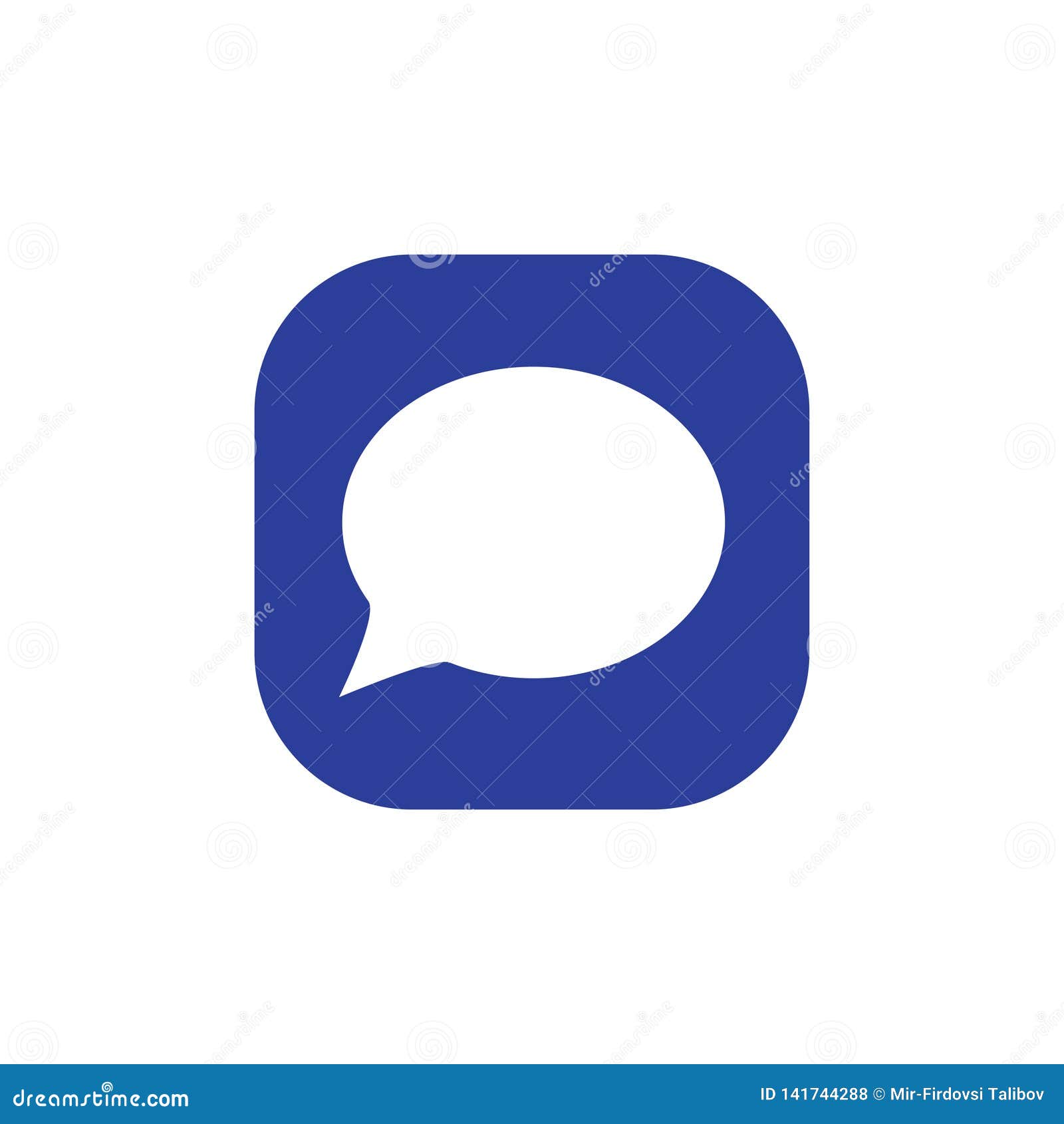 Speech Bubble, Speech Balloon, Chat Bubble Vector Icon for Apps and ...