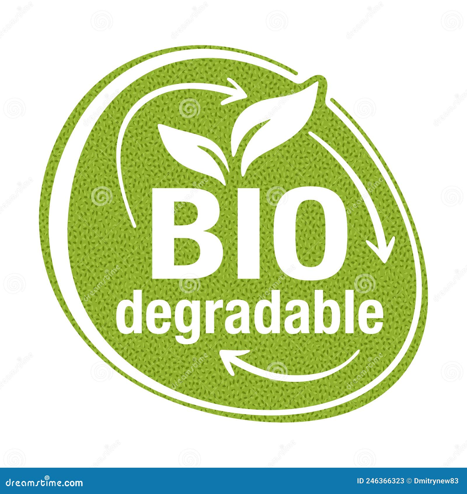 Biodegradable Polymers Stamp Vector Illustration | CartoonDealer.com ...