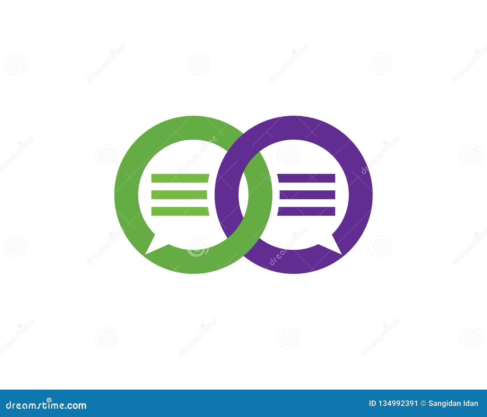 Speech Bubble Chat Communication Illustration Stock Vector ...