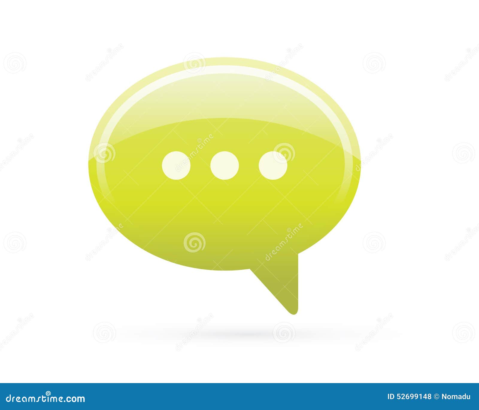 Speech Bubble Chat Detailed Icon Stock Vector - Illustration of media ...