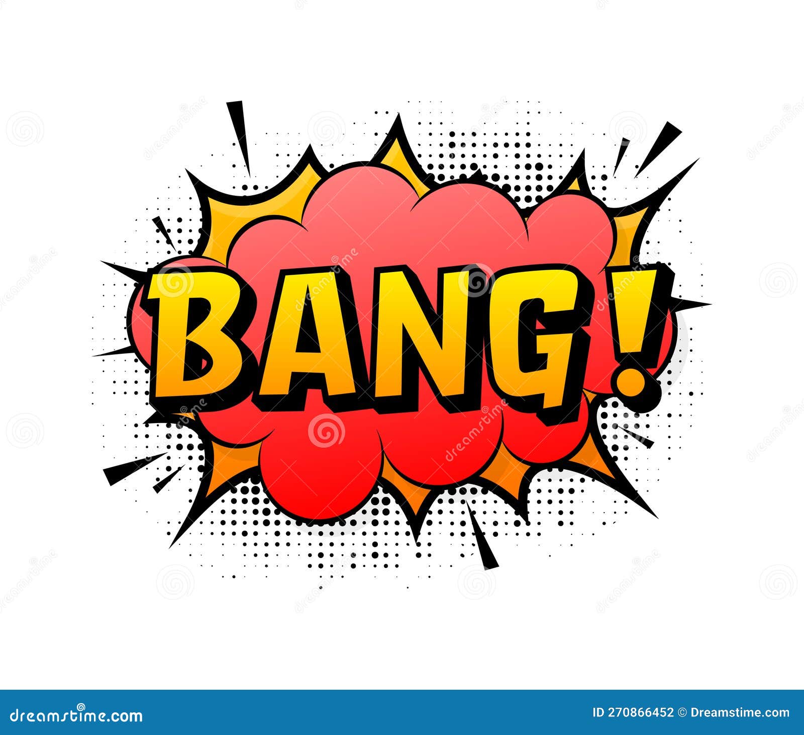 Bang Cartoon Sign Royalty-Free Stock Photo | CartoonDealer.com #251095677
