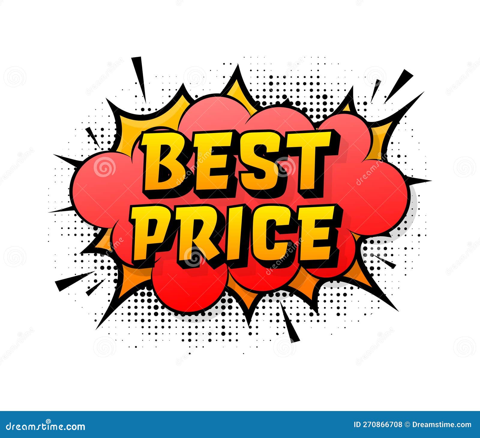 Speech Bubble for Comic Text Best Price. Cartoon Comic Sign. Effects ...