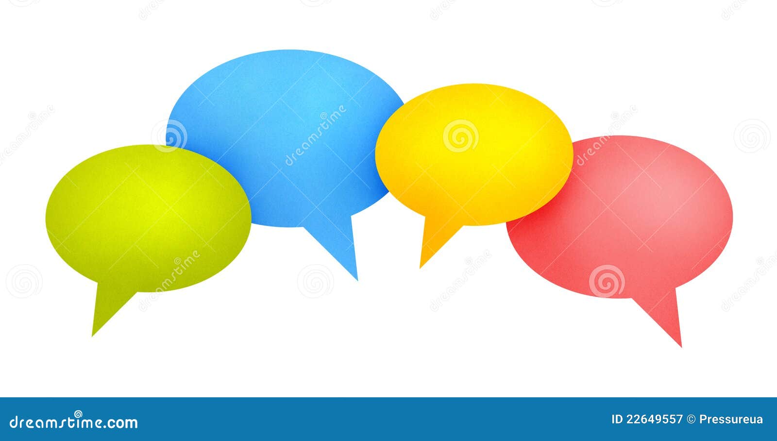 Speech Bubble Communication Concept Stock Illustration - Illustration ...