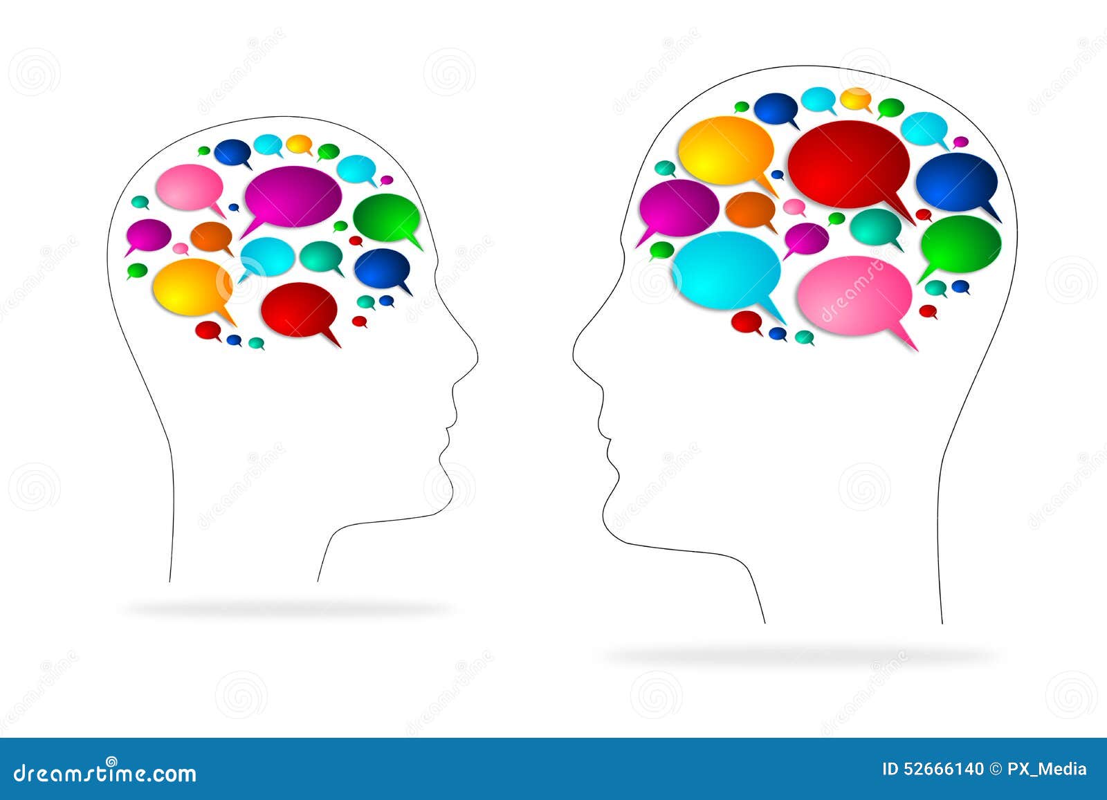 Speech Bubble/communication Concept Stock Illustration - Illustration ...